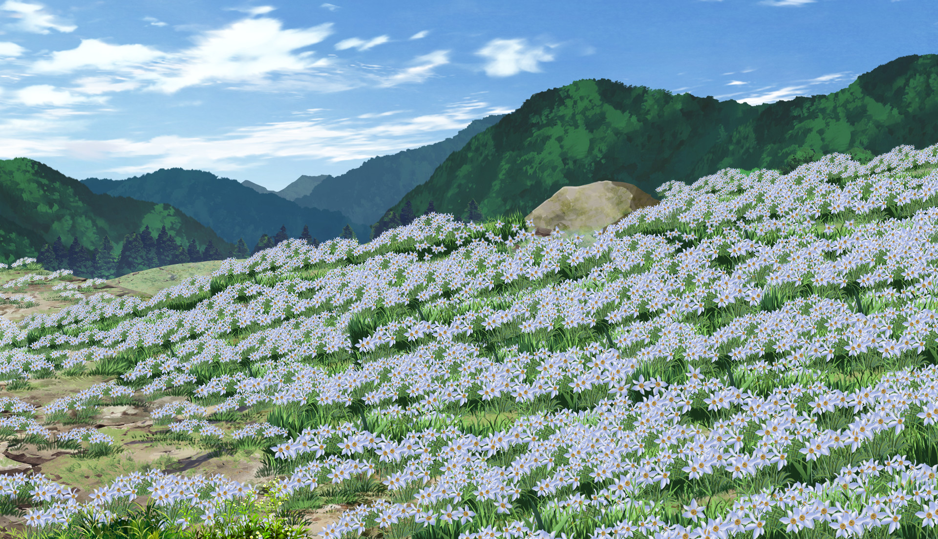 ArtStation - FLOWER FIELD