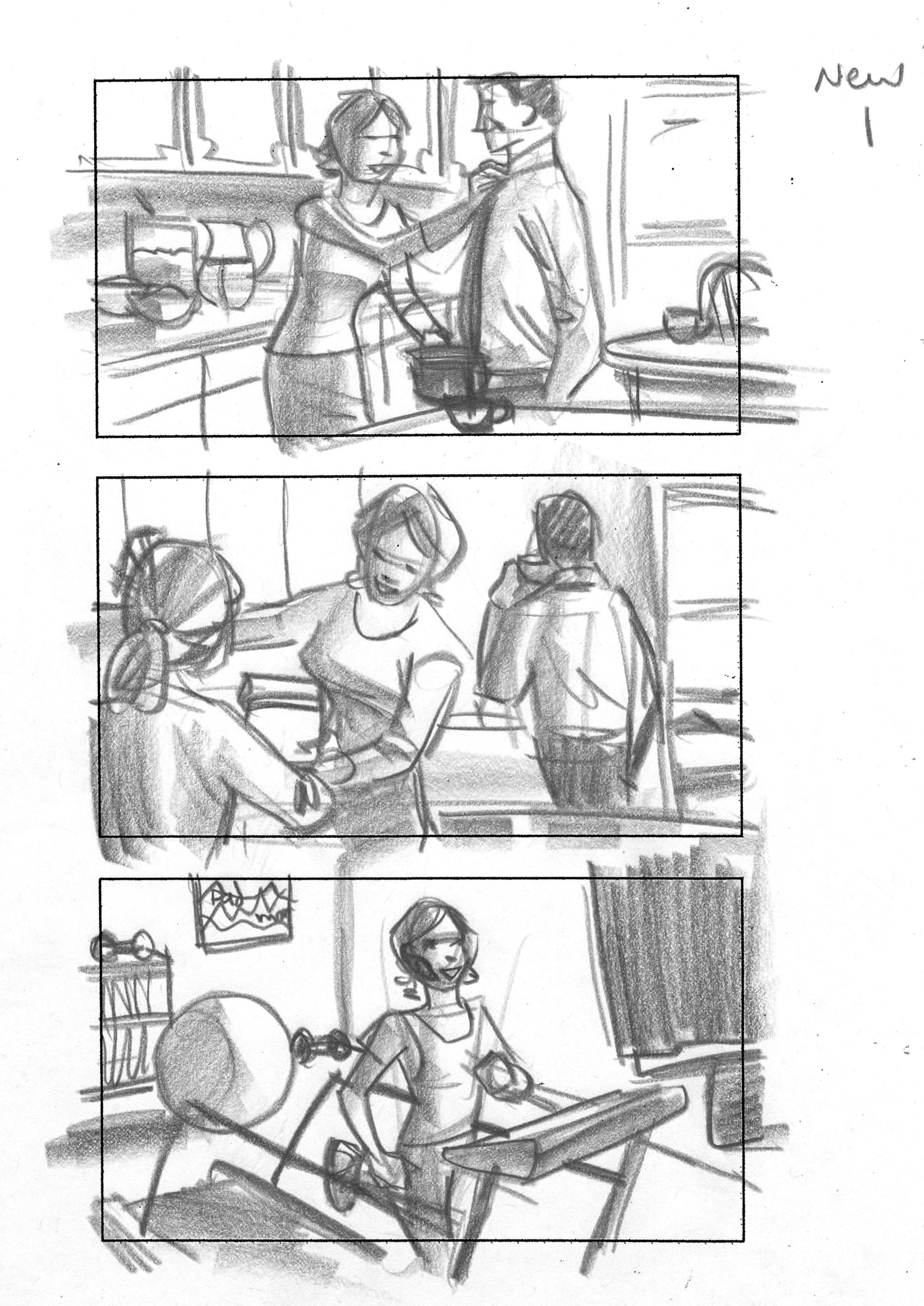 ArtStation - Loose commercial production storyboard frames