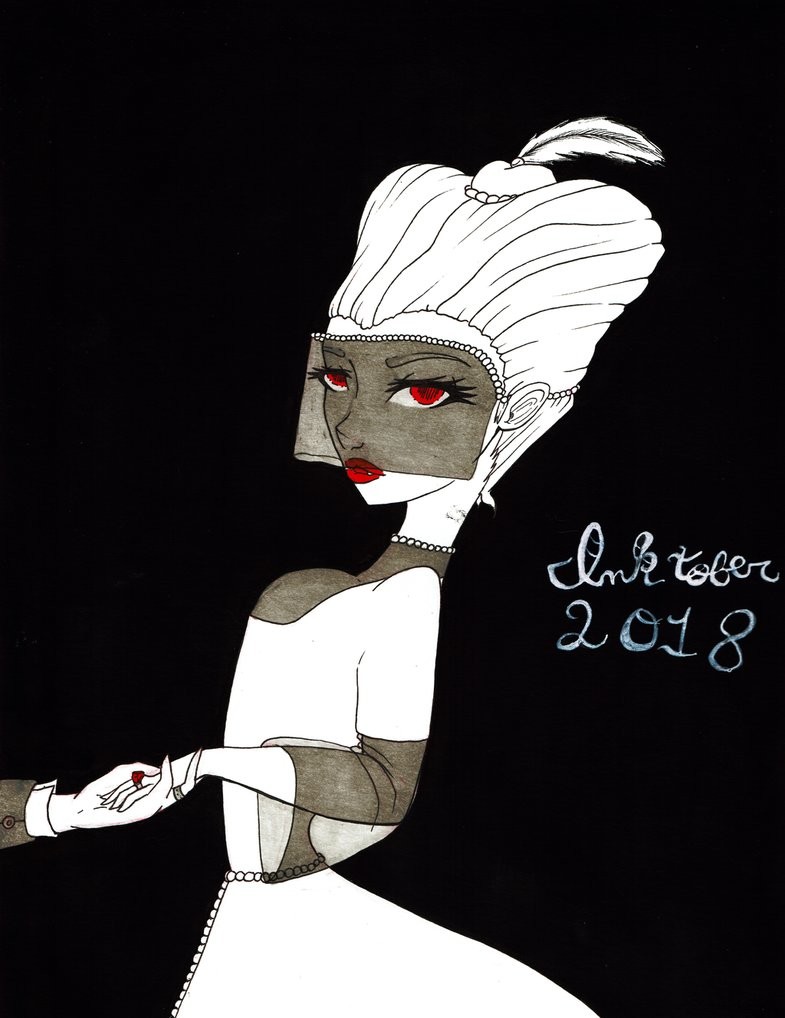 ArtStation - Inktober (2018) Vampire