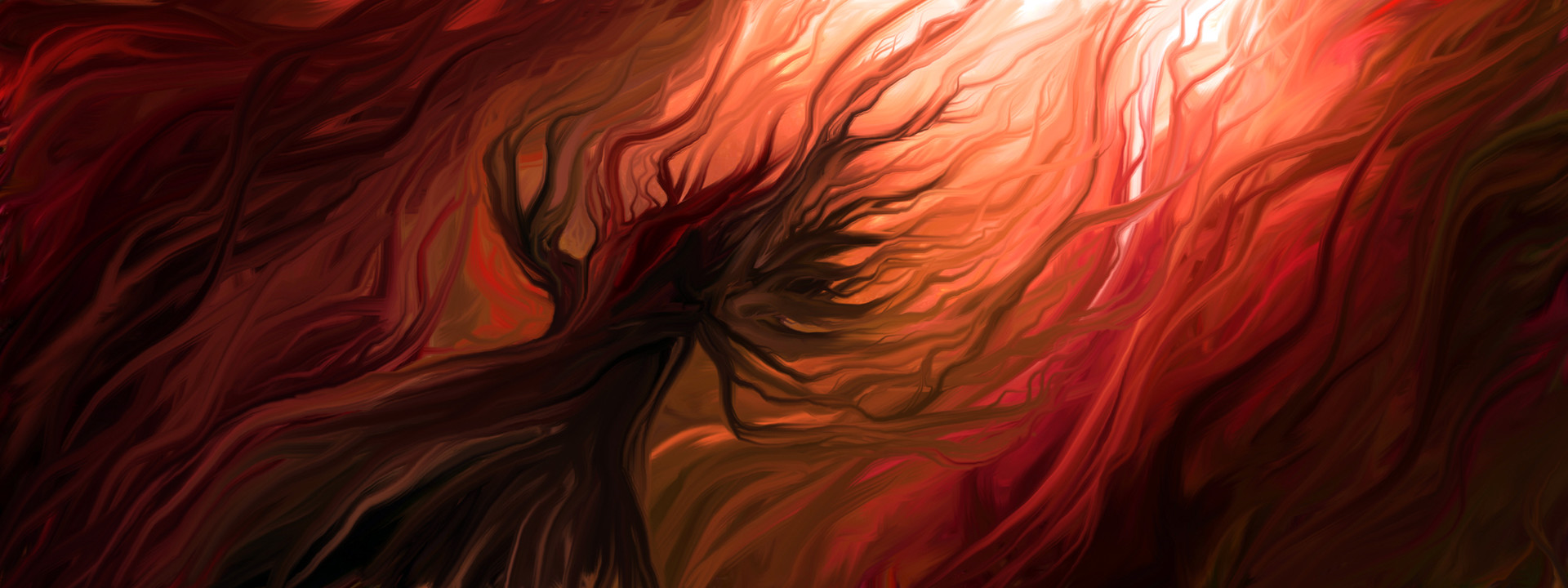 ArtStation - Flaming Trees