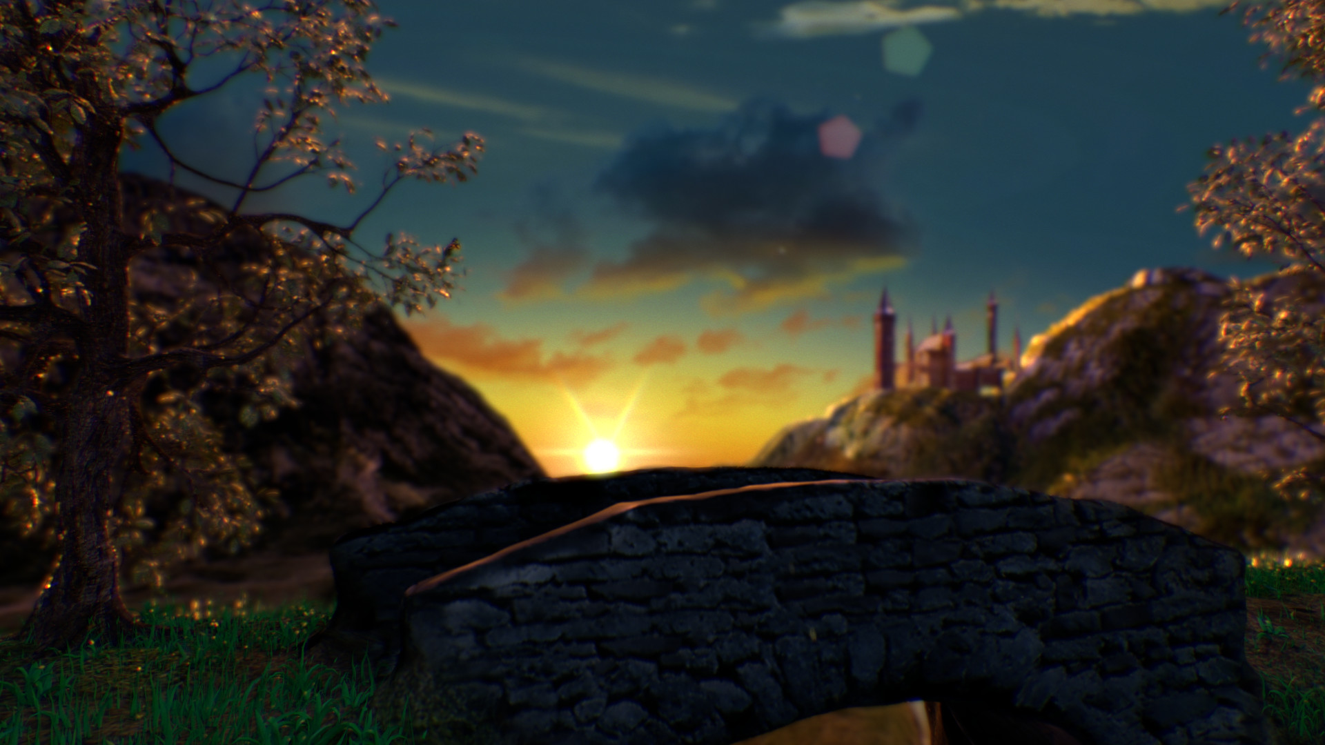 ArtStation - Fantasy Sunset/ Night