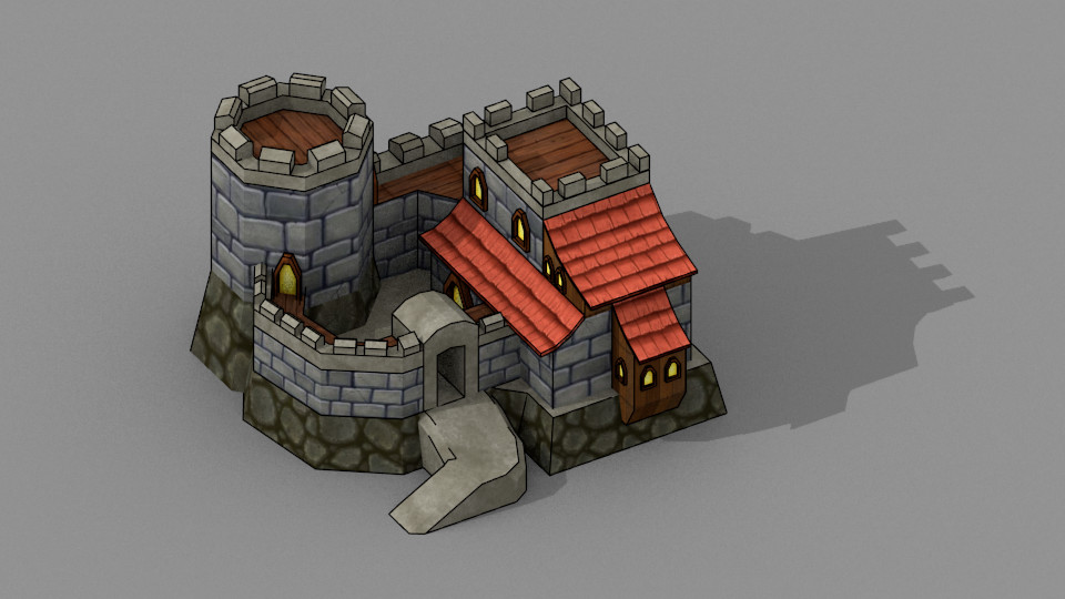 ArtStation - Mini Fort [Low Poly]