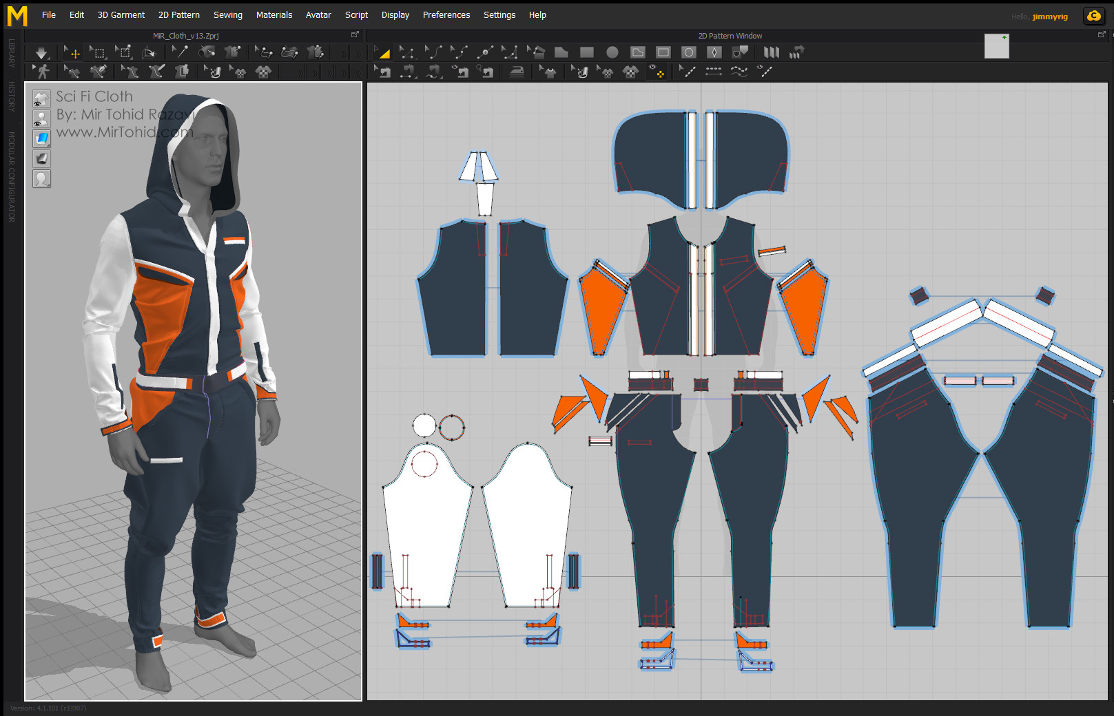 Mir Tohid Razavi - SciFi OutFit