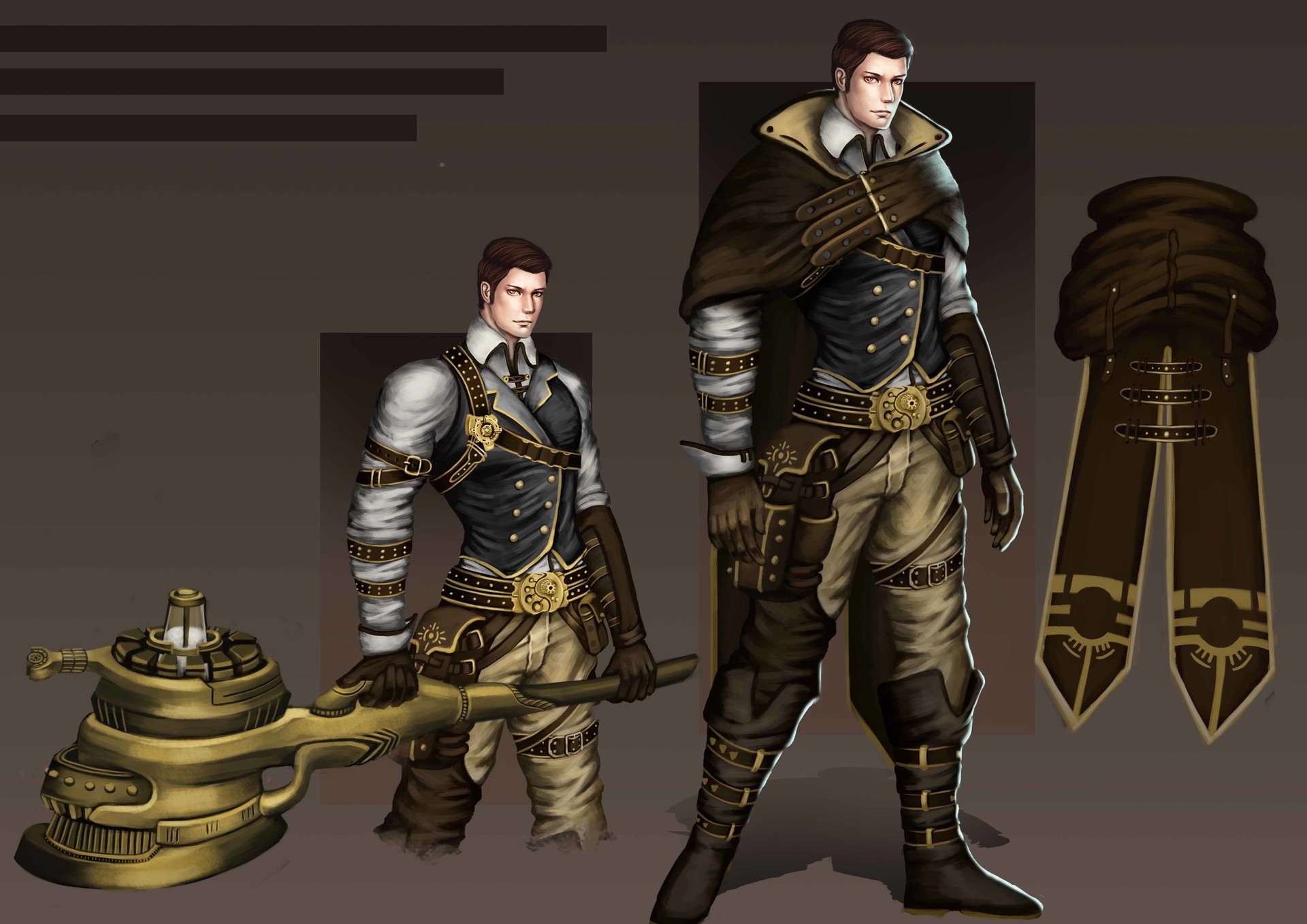 Steampunk Characters Male