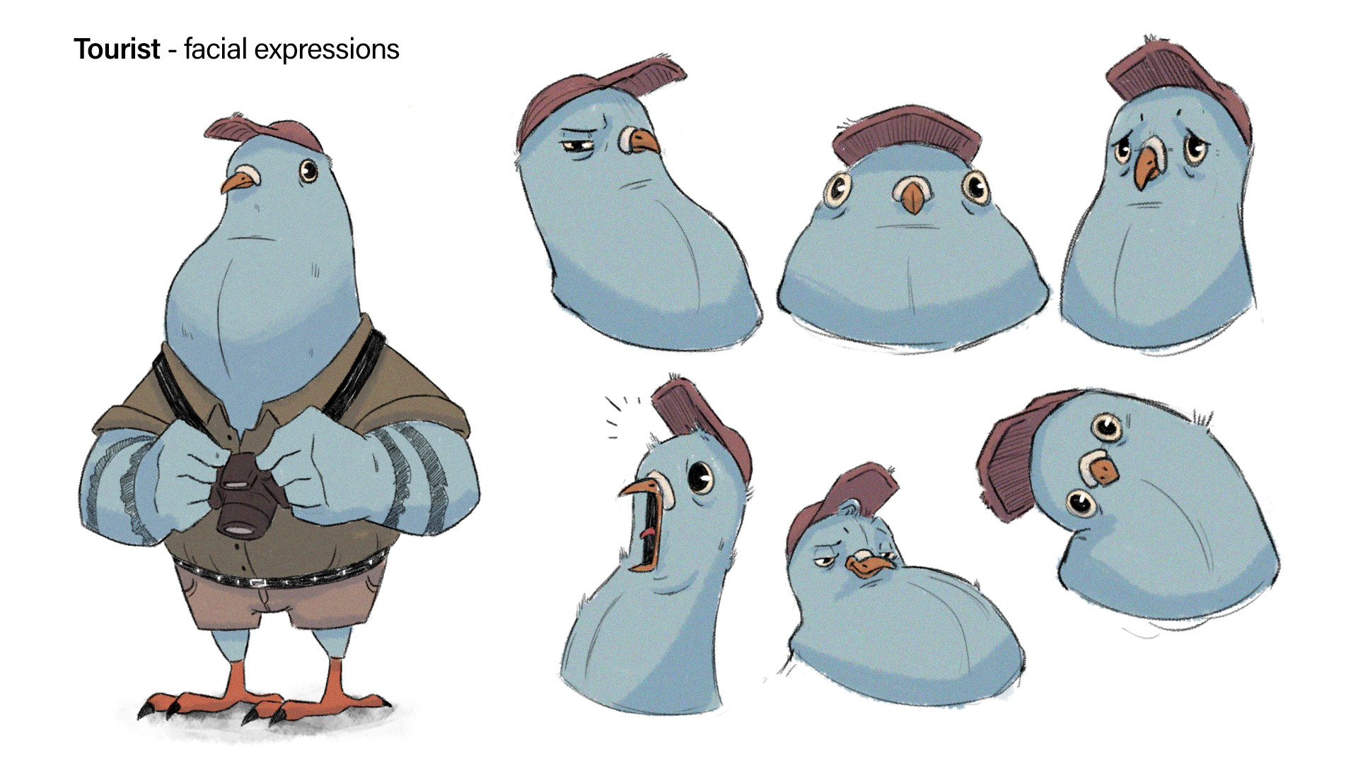 ArtStation - Tourist- Character design