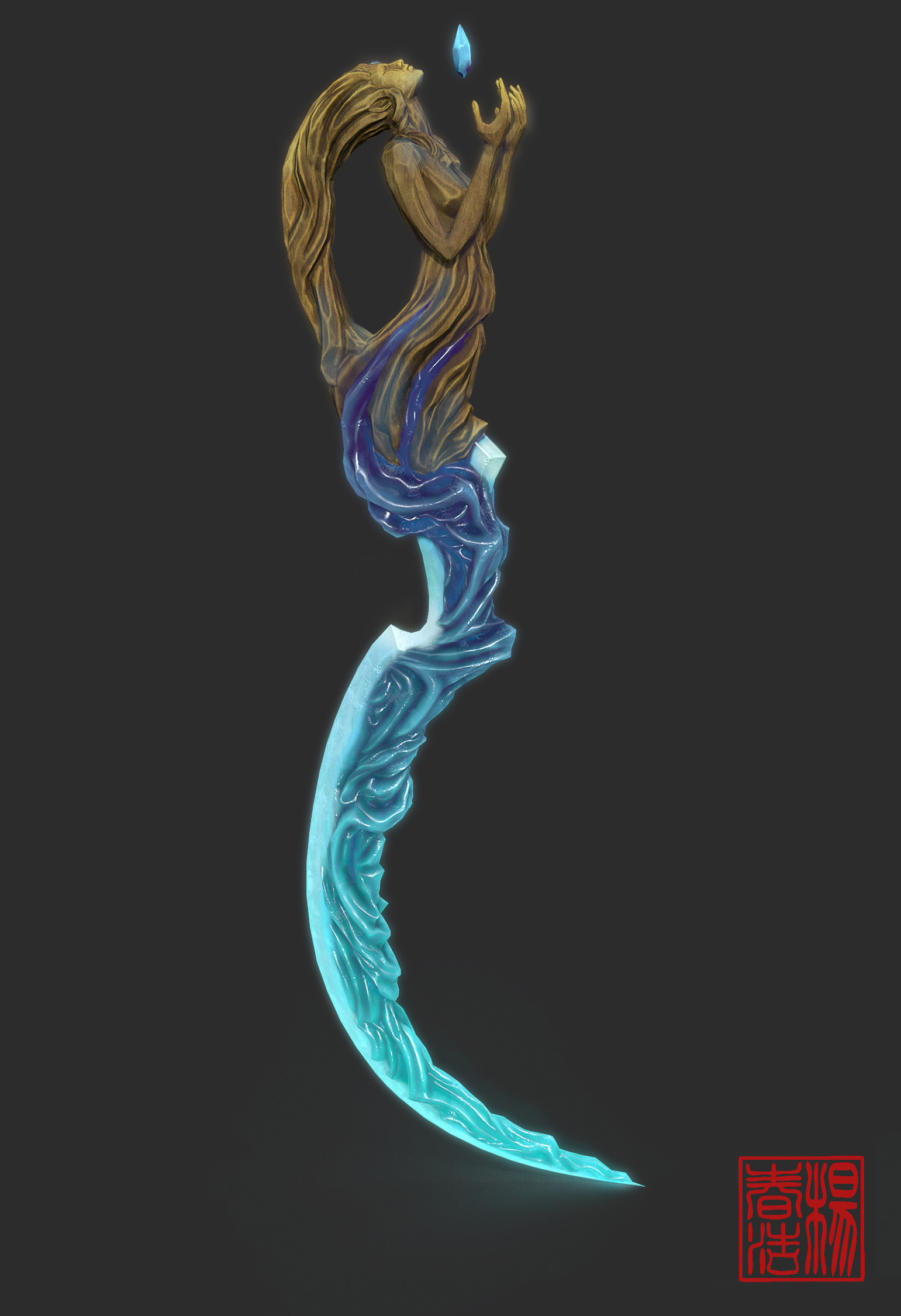 ArtStation - Ice elf — weapon