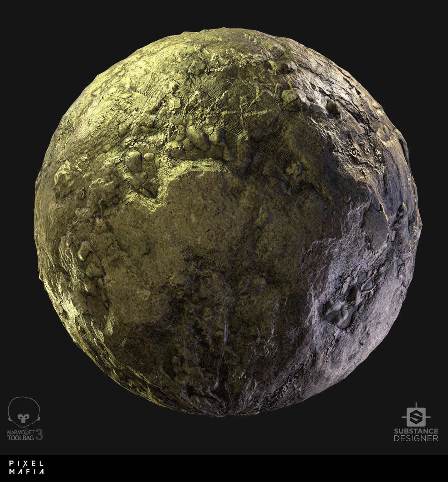 ArtStation - rock material (substance designer)