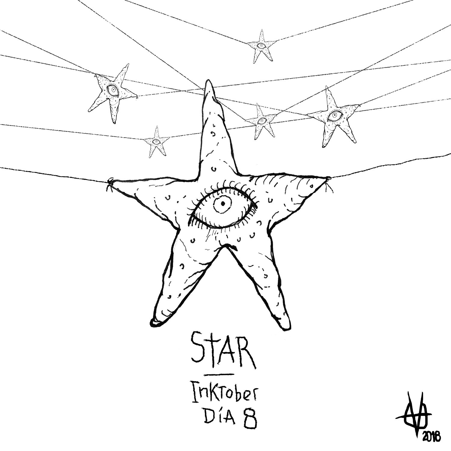 ArtStation - Star (Inktober 2018)