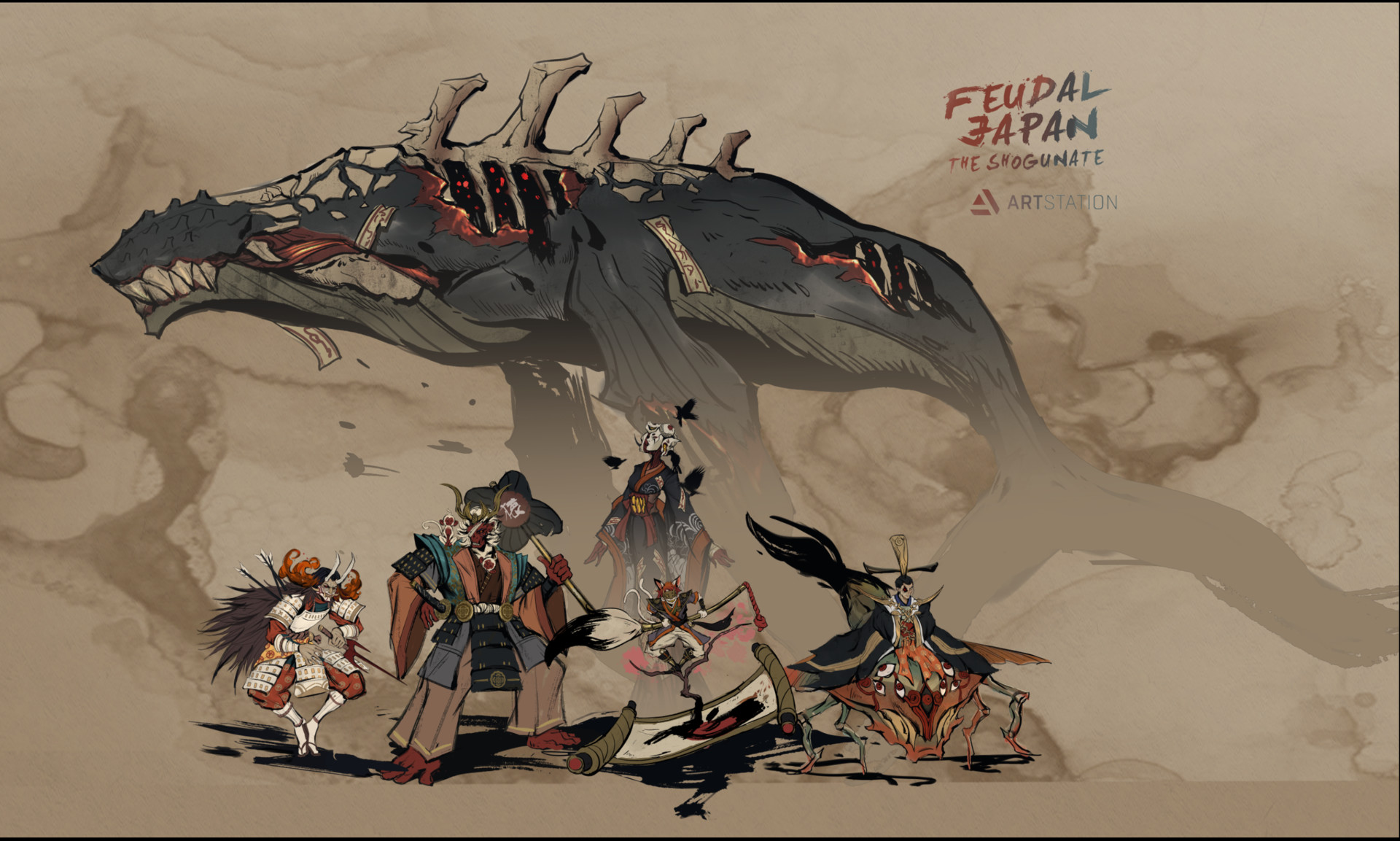 ArtStation - 6 character lineup