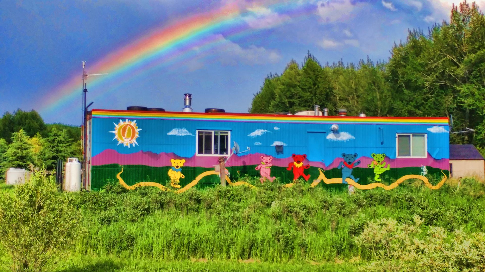 ArtStation - Grateful Dead Bear Mural