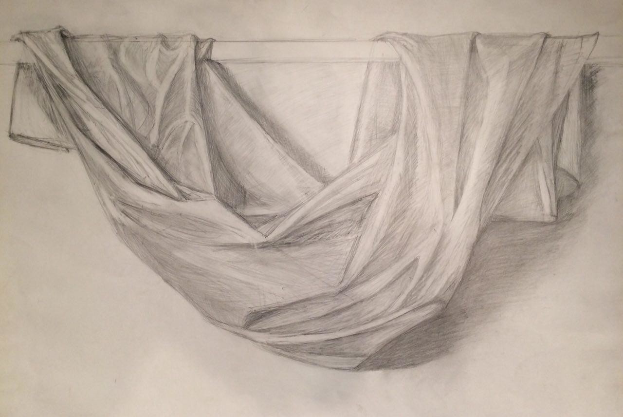 ArtStation - Drapery (Pencil)