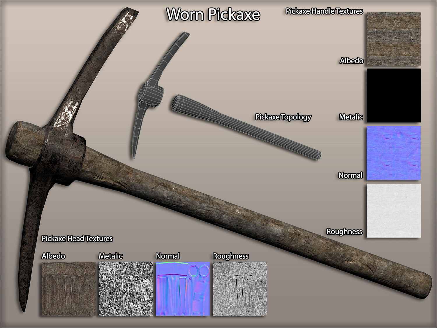 Stephen Hammond - Worn Pickaxe