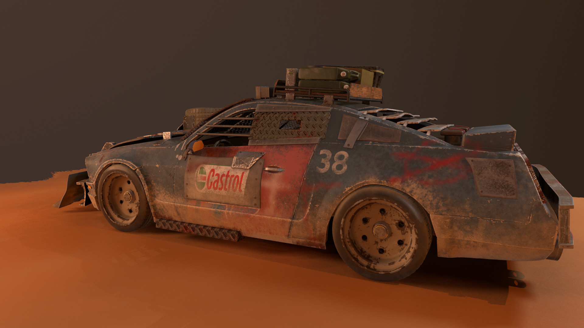 Joshua Iskandar - Post-Apocalyptic Car Modeling