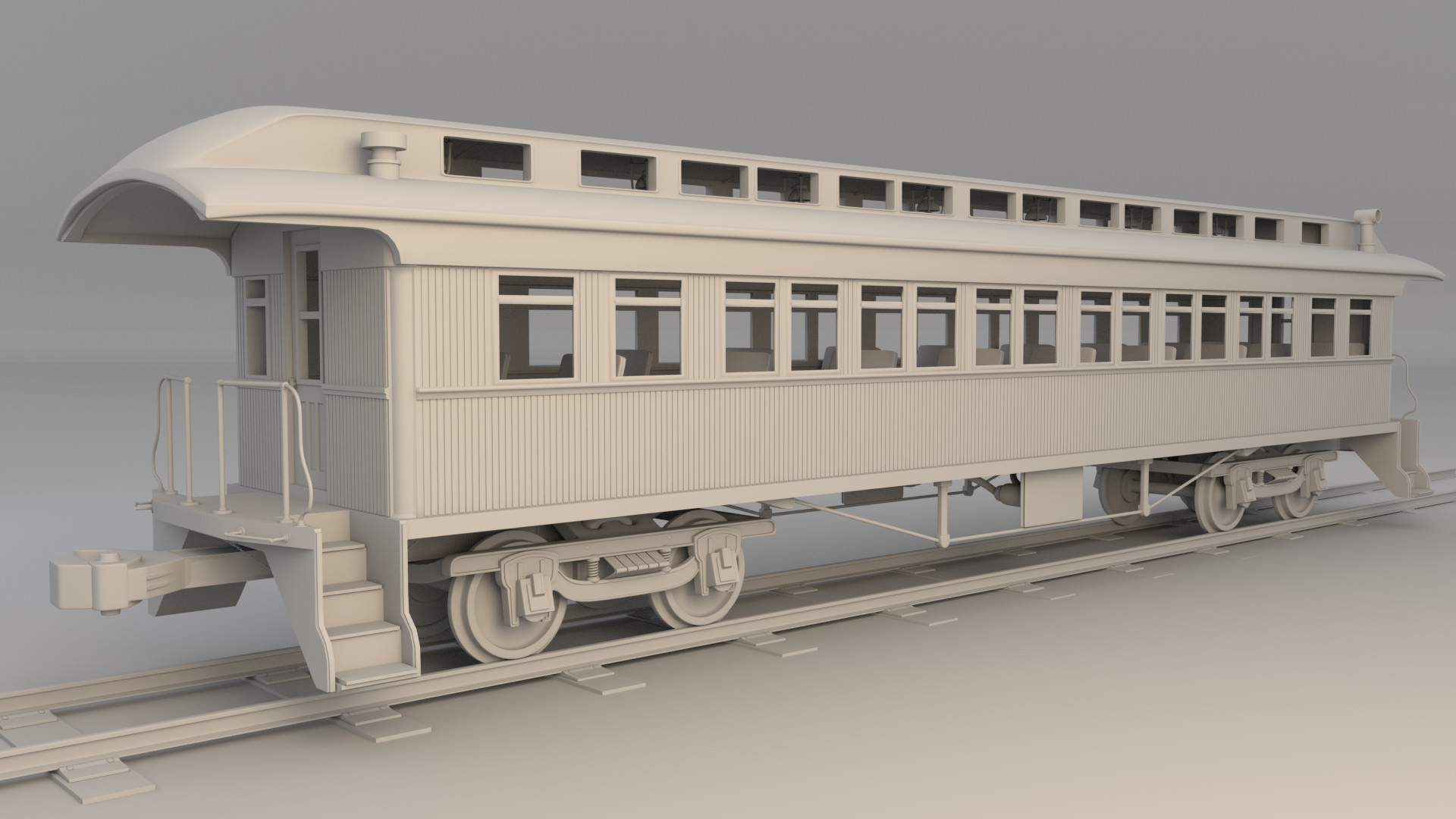 Mac Wild - Old fashion P.R.R. Coach rail car