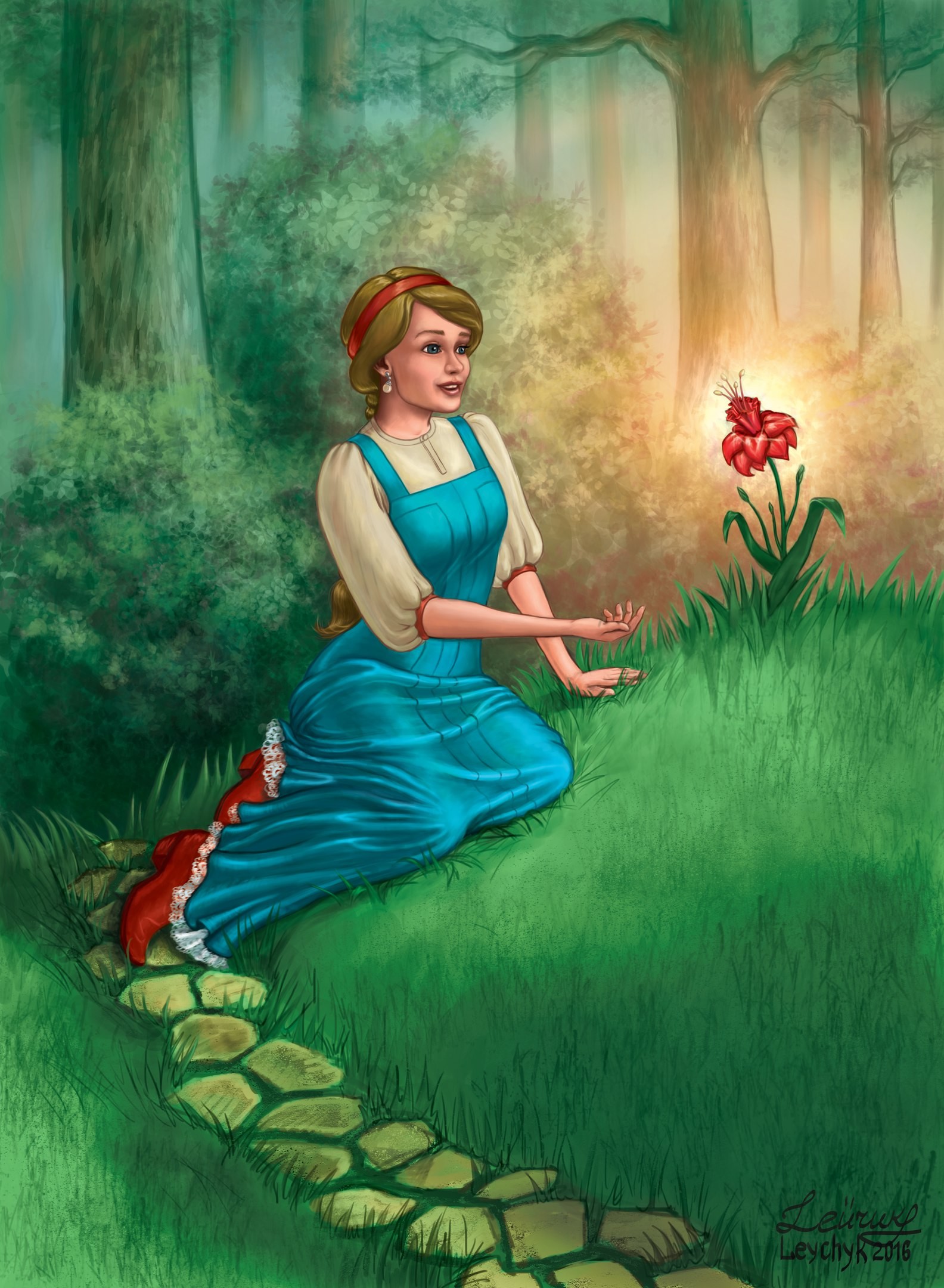 ArtStation - the Scarlet flower