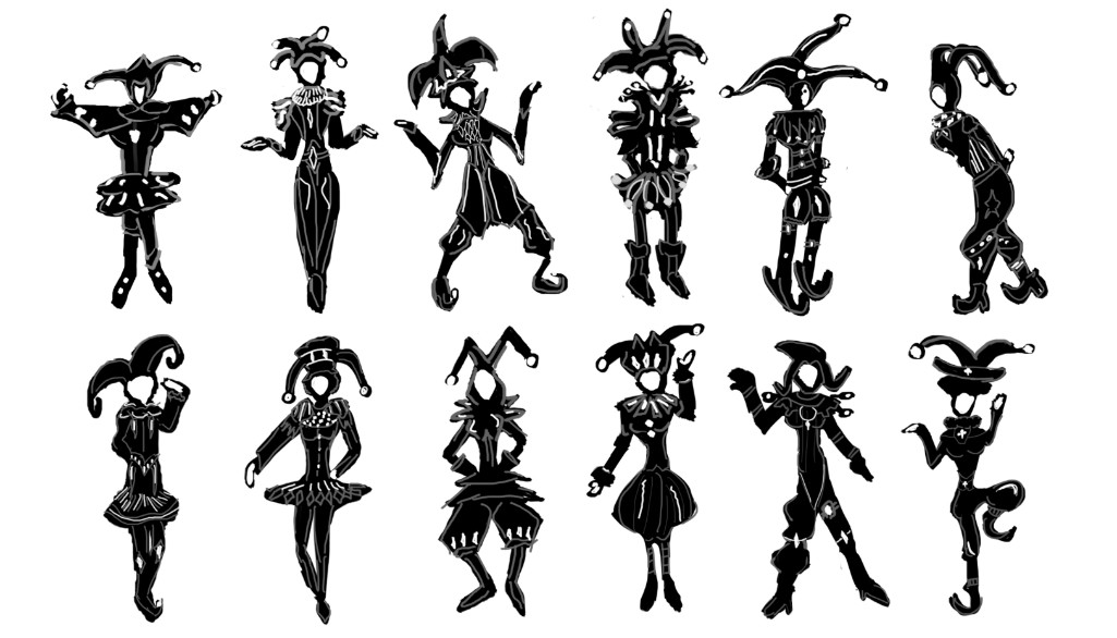 jester drawing poses
