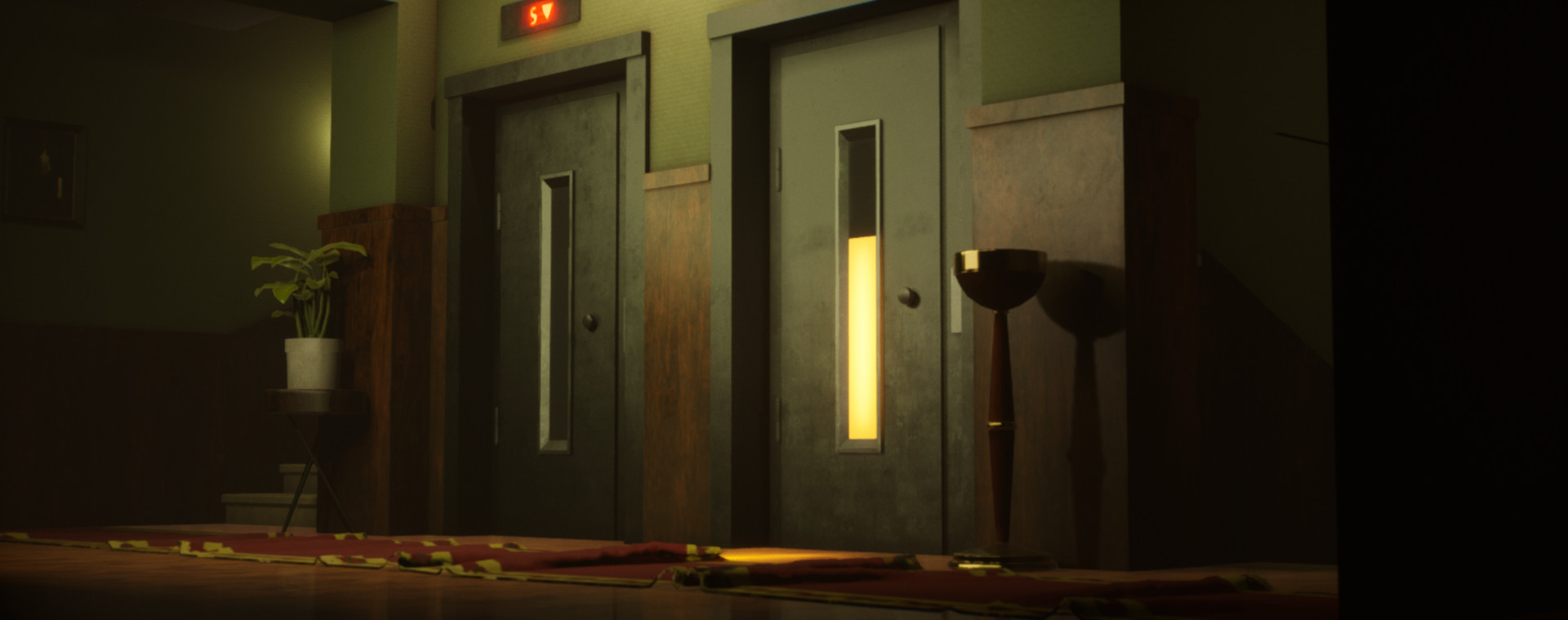 ArtStation - Elevator scene