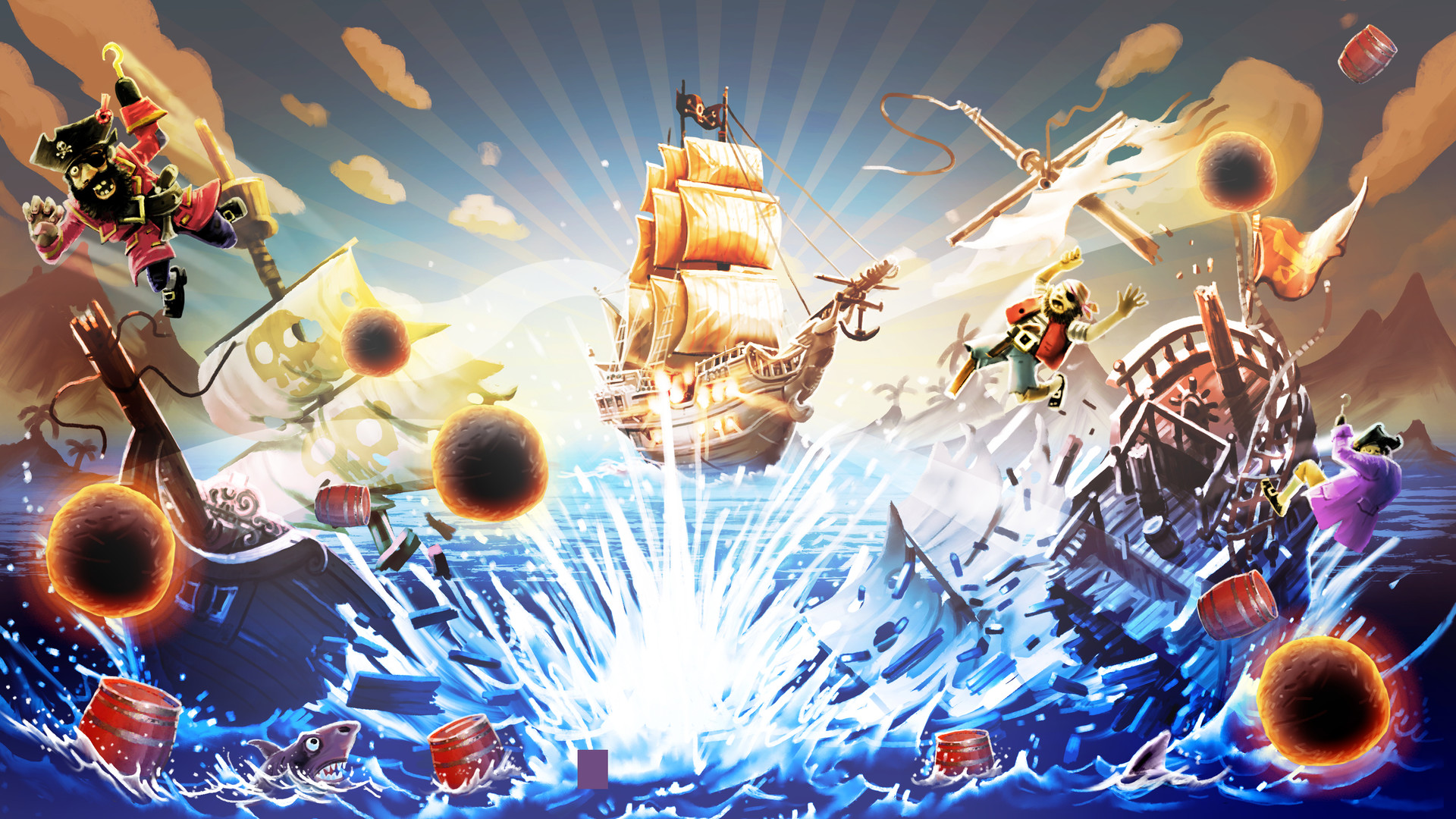 ArtStation - Pirate Quest title screen and character thumbnails