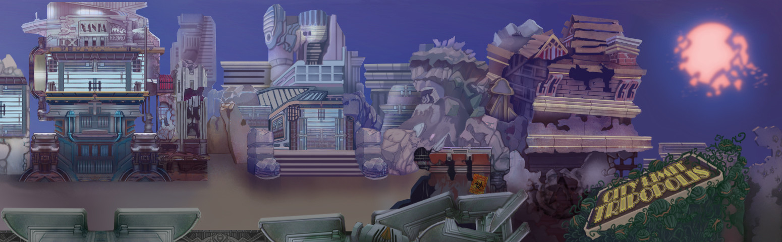 ArtStation - Street 3 Pixel art