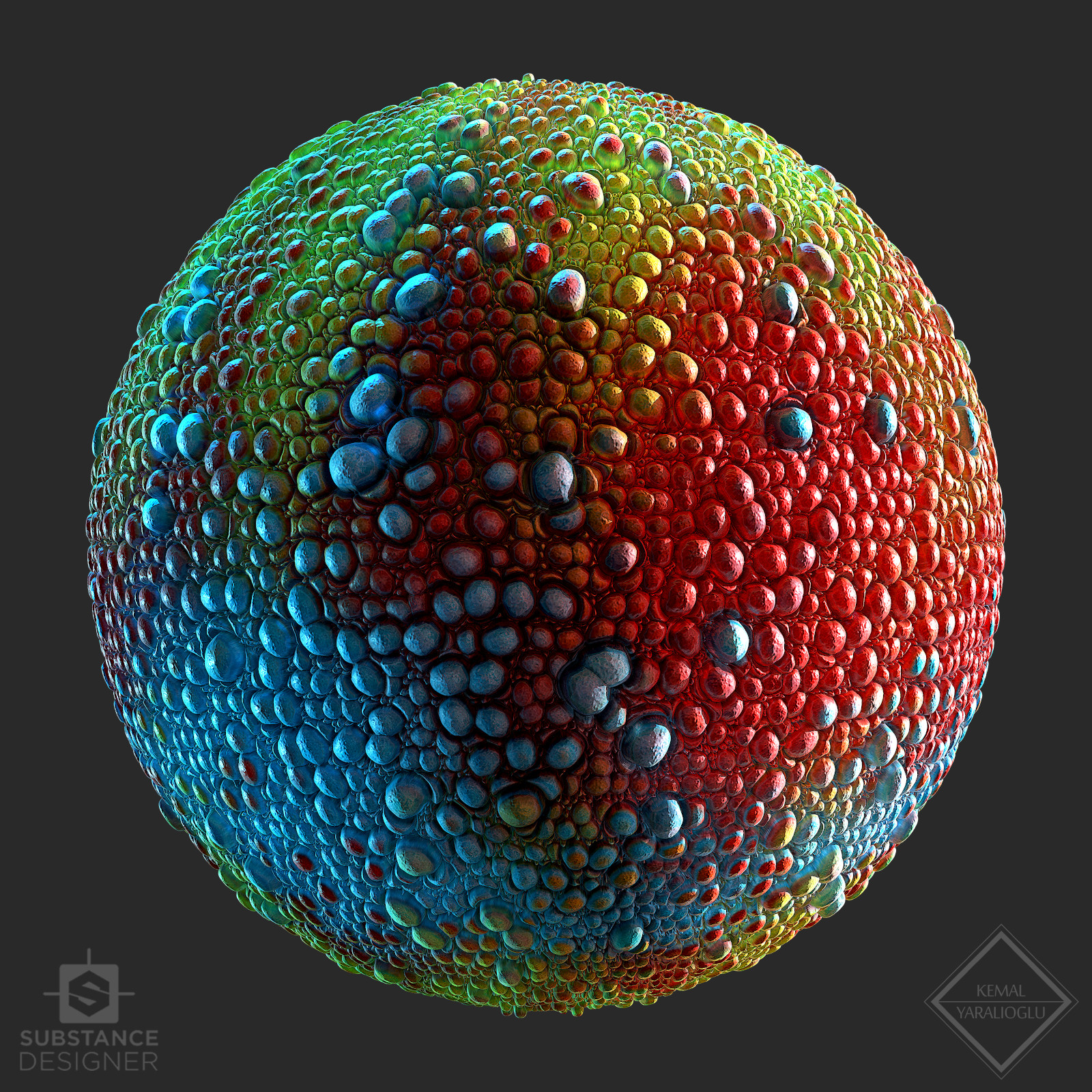 Kem Yaralioglu - Substance Designer - Chameleon Skin