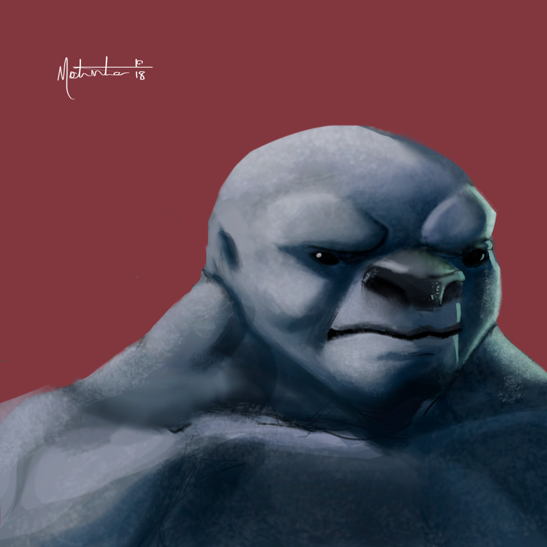 ArtStation - Fat Monster - From imagination