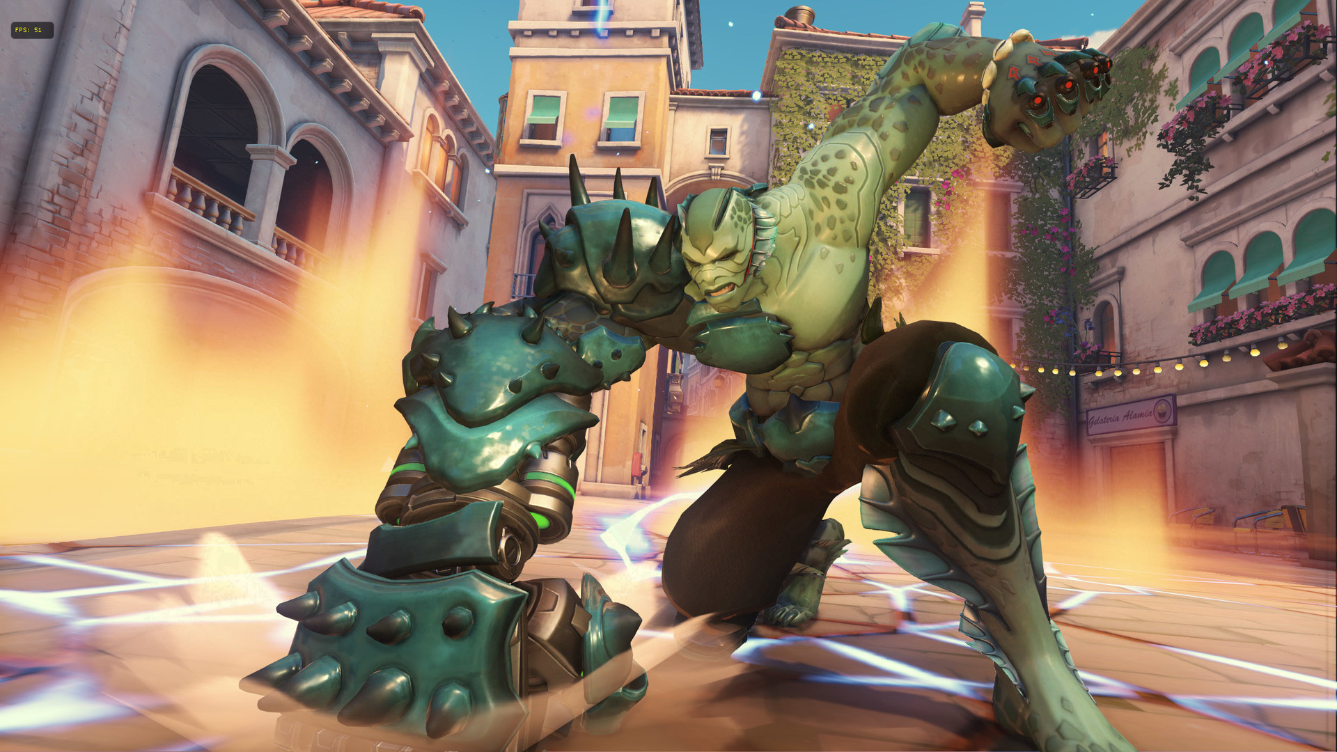 Nathan Brock - Overwatch - Doomfist Swamp Monster Skin