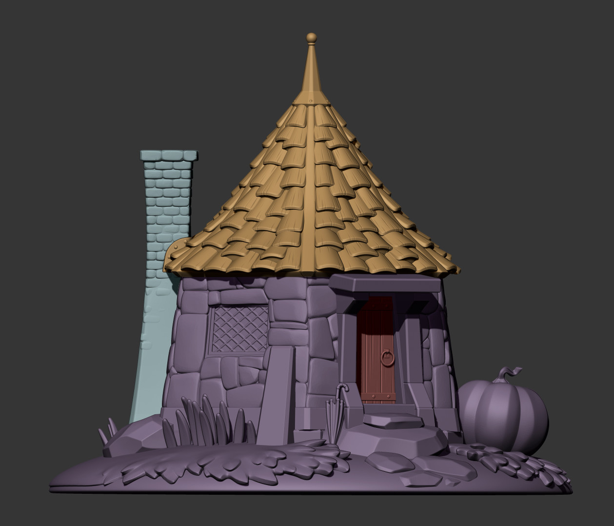 ArtStation - Hagrid's Hut - Print Layout