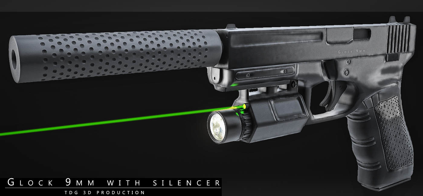 ArtStation - Glock pistol