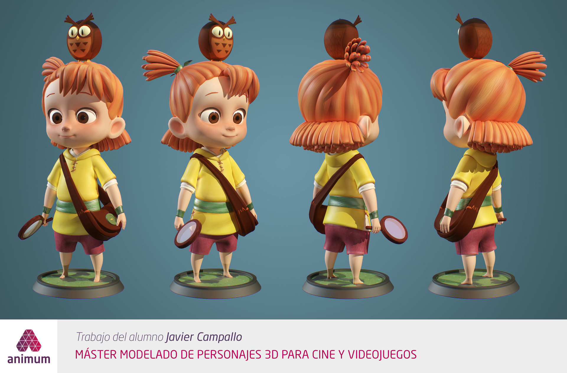 Animum Creativity Advanced School - Robin hood "Sindy" Cartoon Girl ...