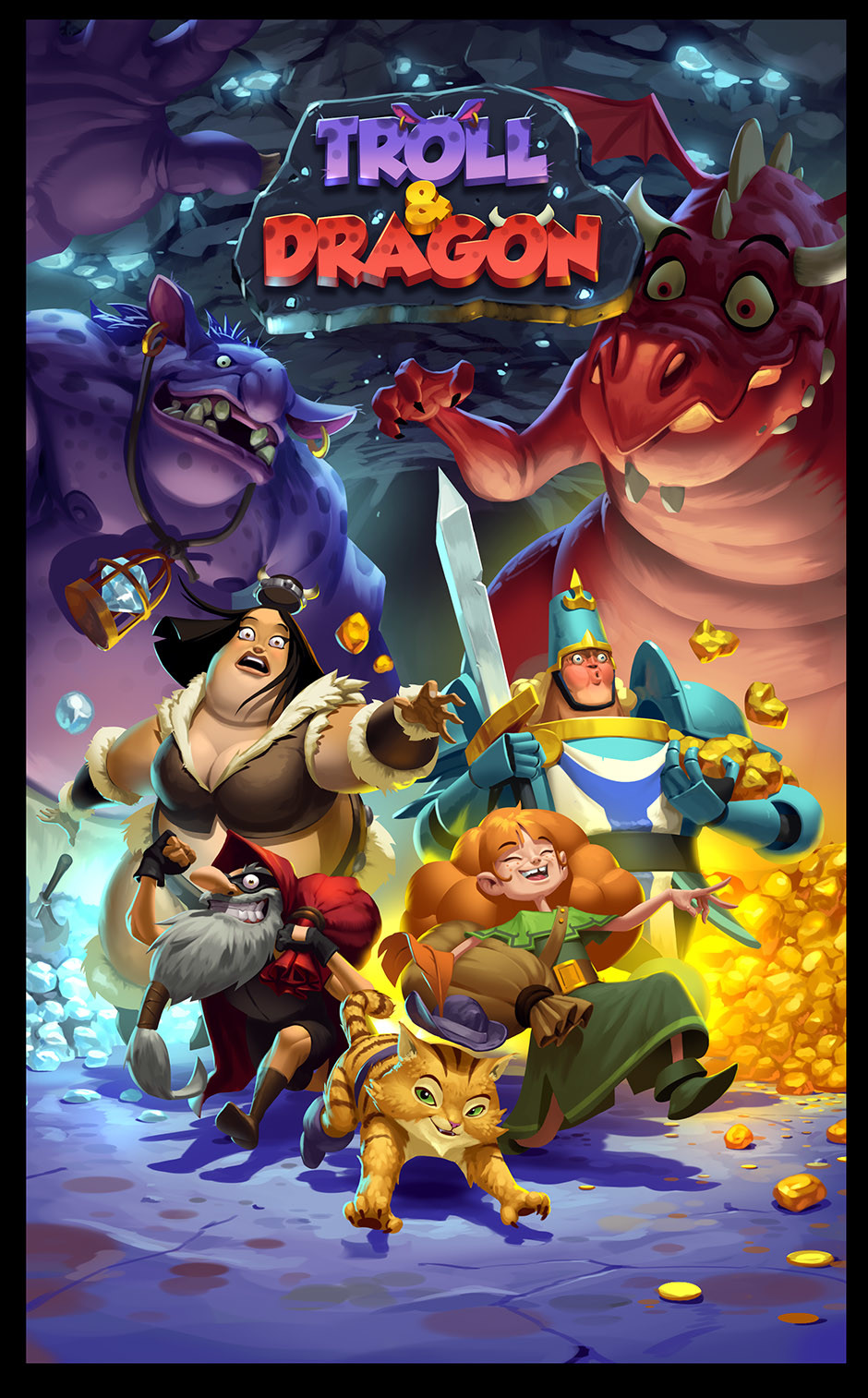 ArtStation - Troll & Dragon