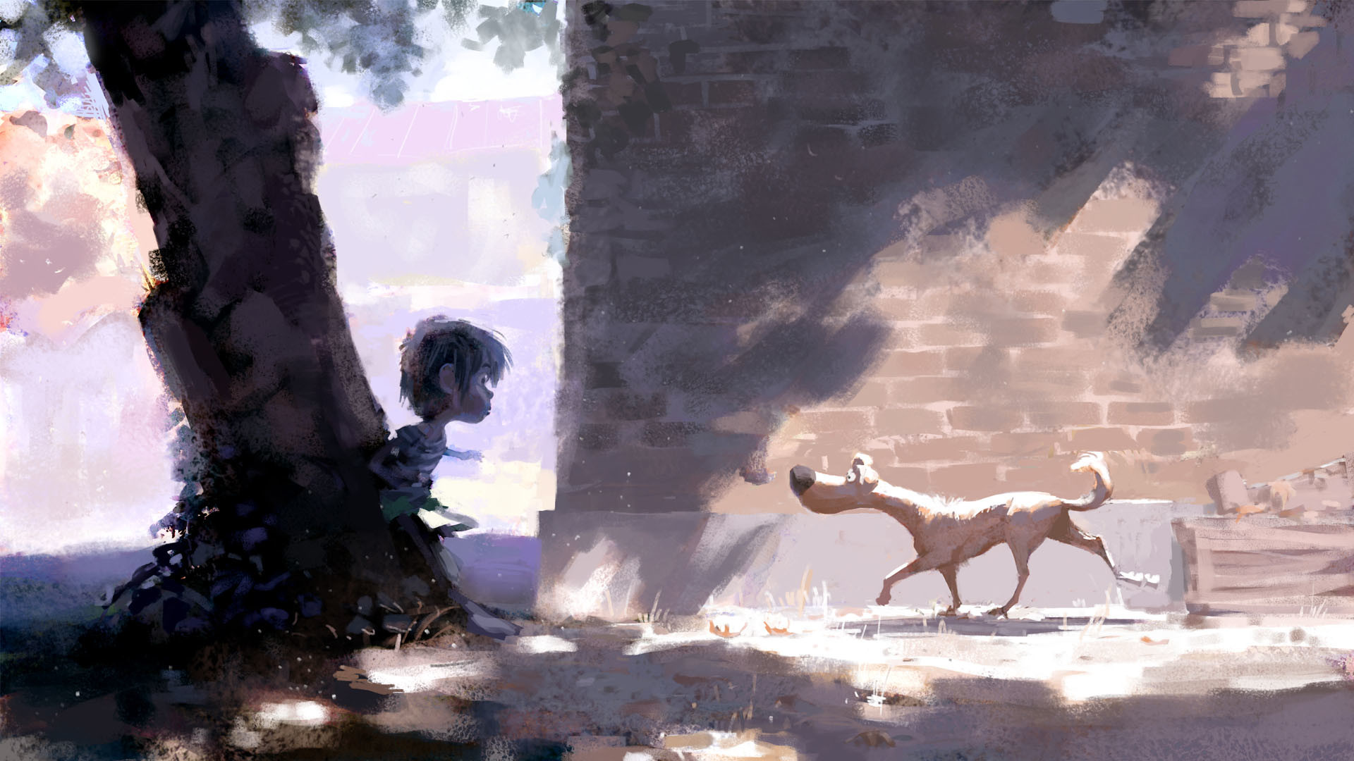 ArtStation - boy & dog