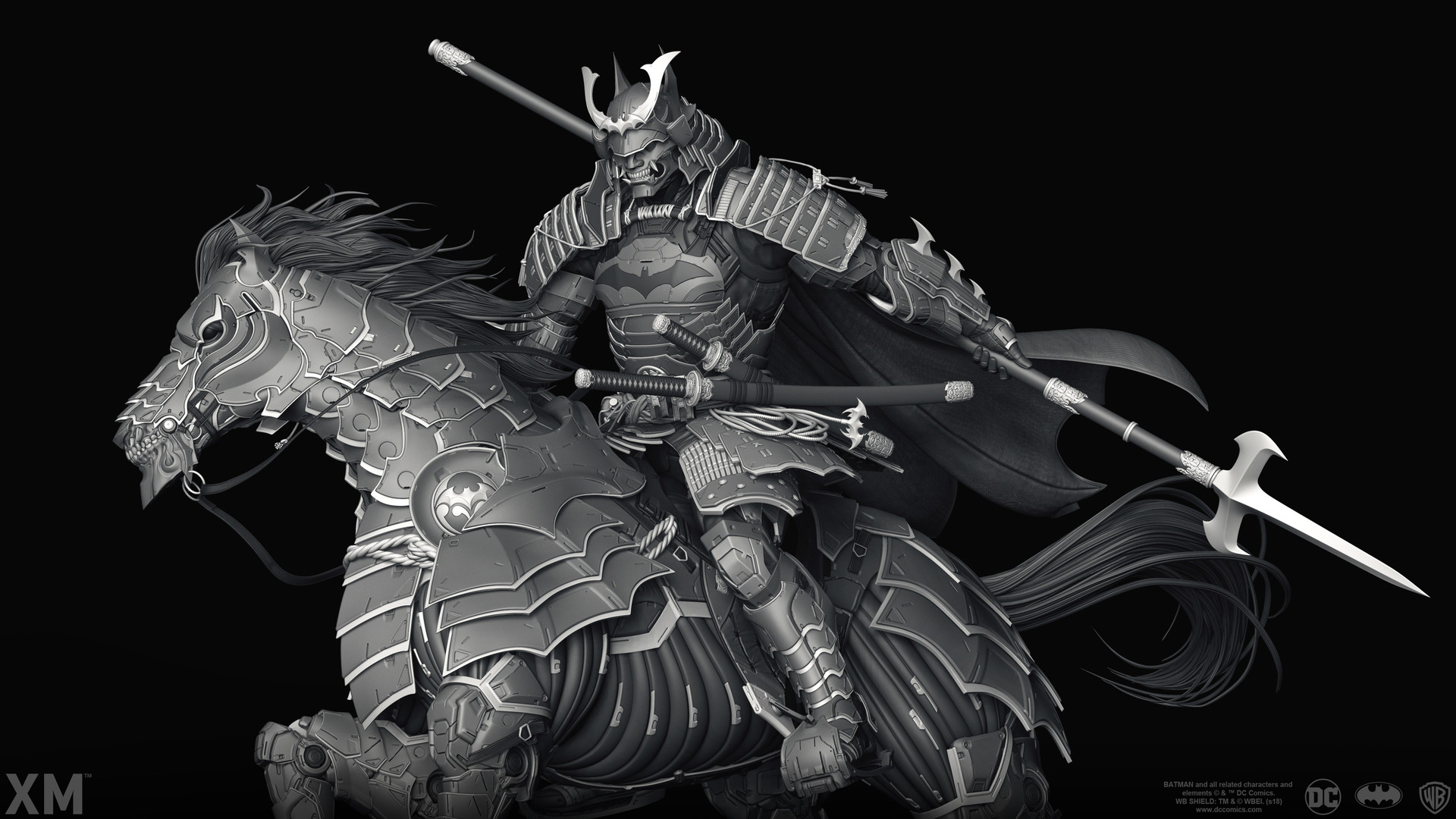 Marco Plouffe (Keos Masons) - Shogun Batman - XM Studios (Zbrush renders)