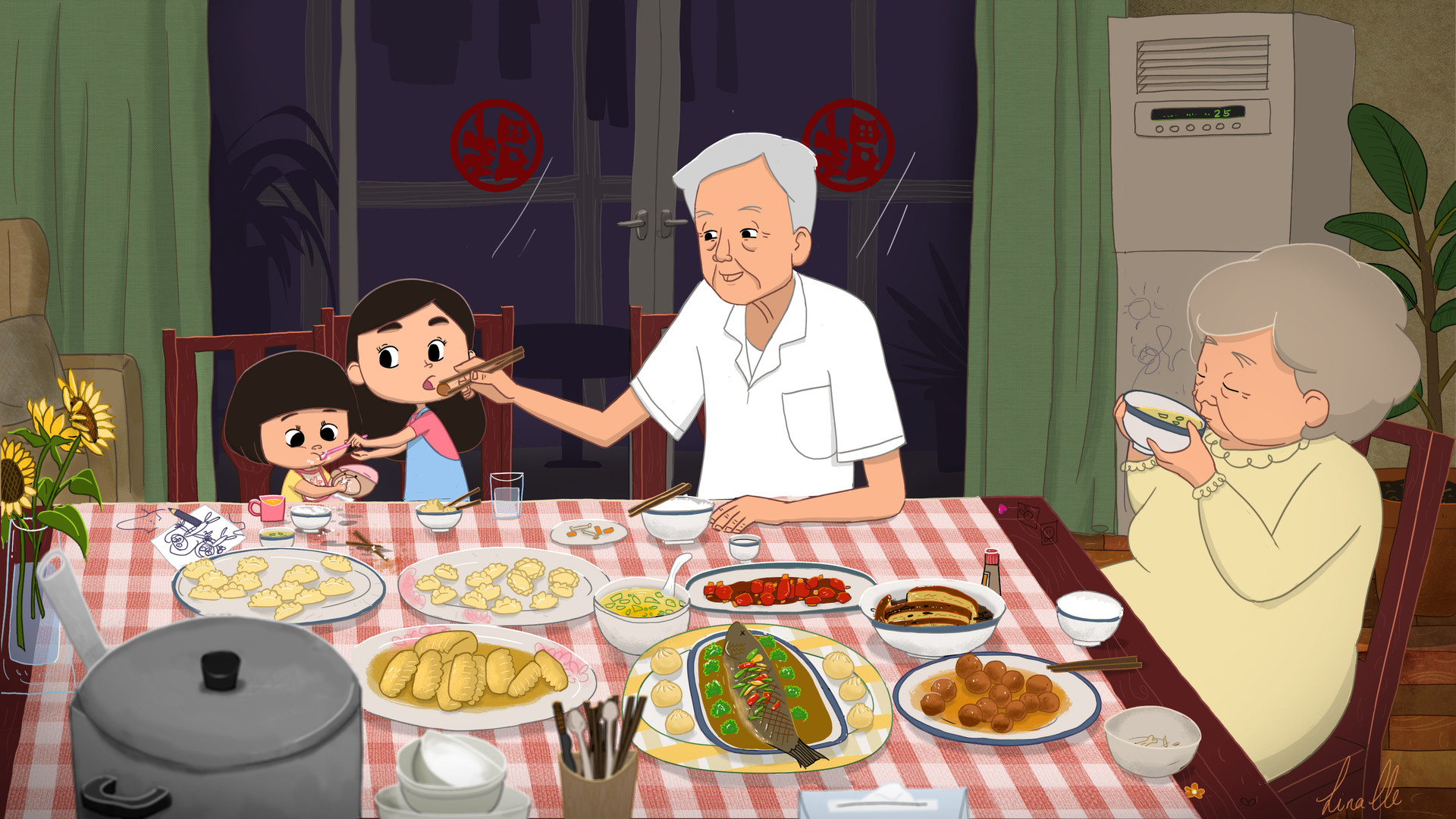 ArtStation - Animation Key Moment - Dinner Time