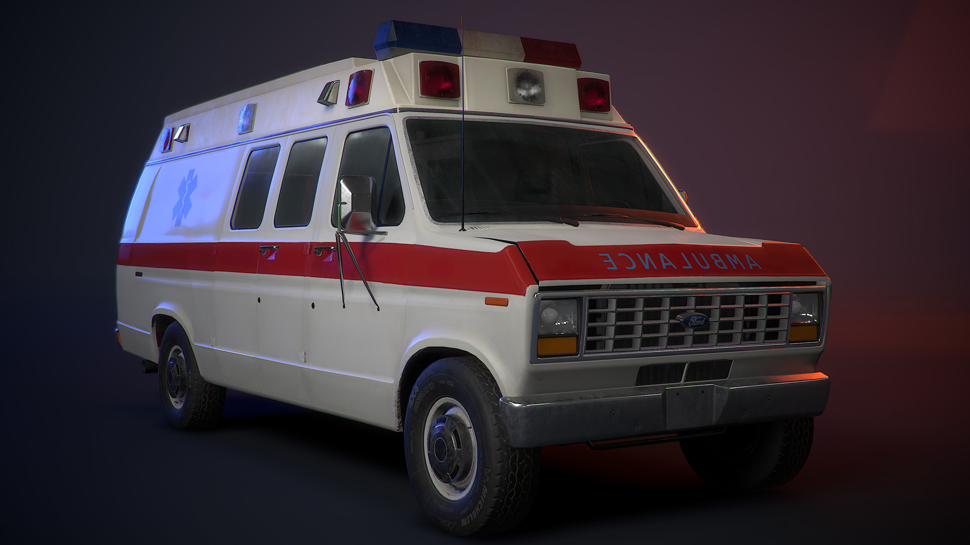 ArtStation - Ford Econline E350