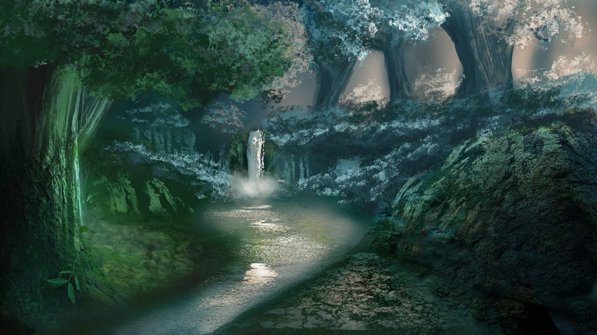 ArtStation - Cold Forest