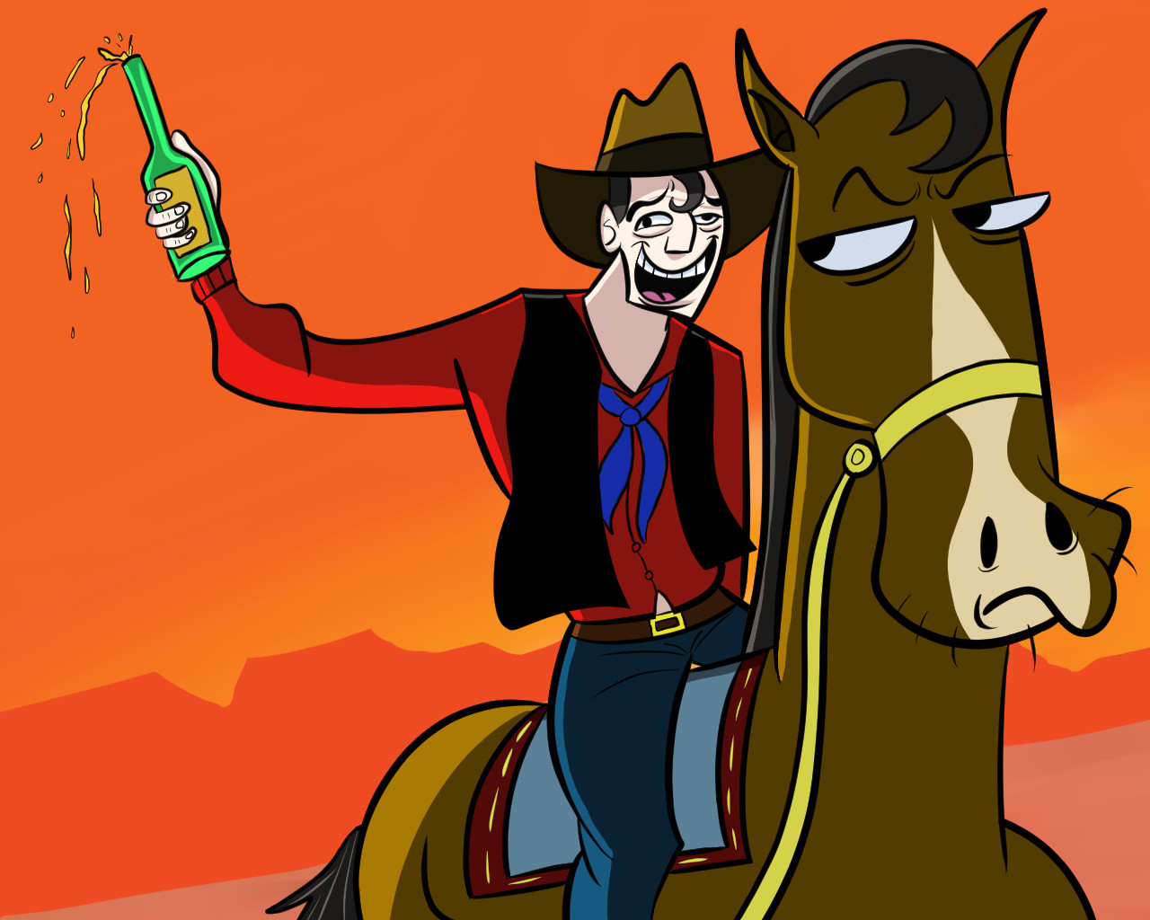 ArtStation - Drunk on Soda Cowboy