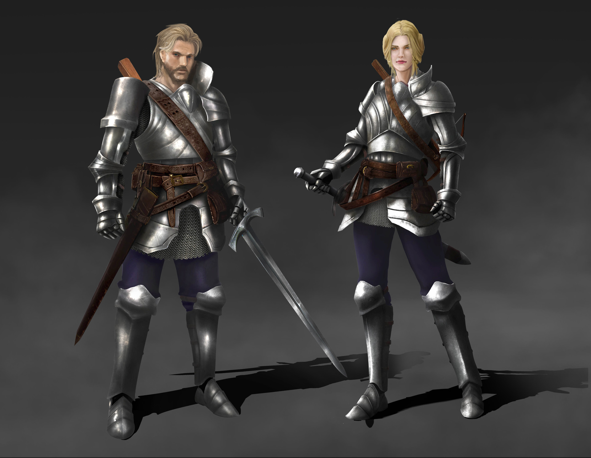 ArtStation - medieval mercenaries