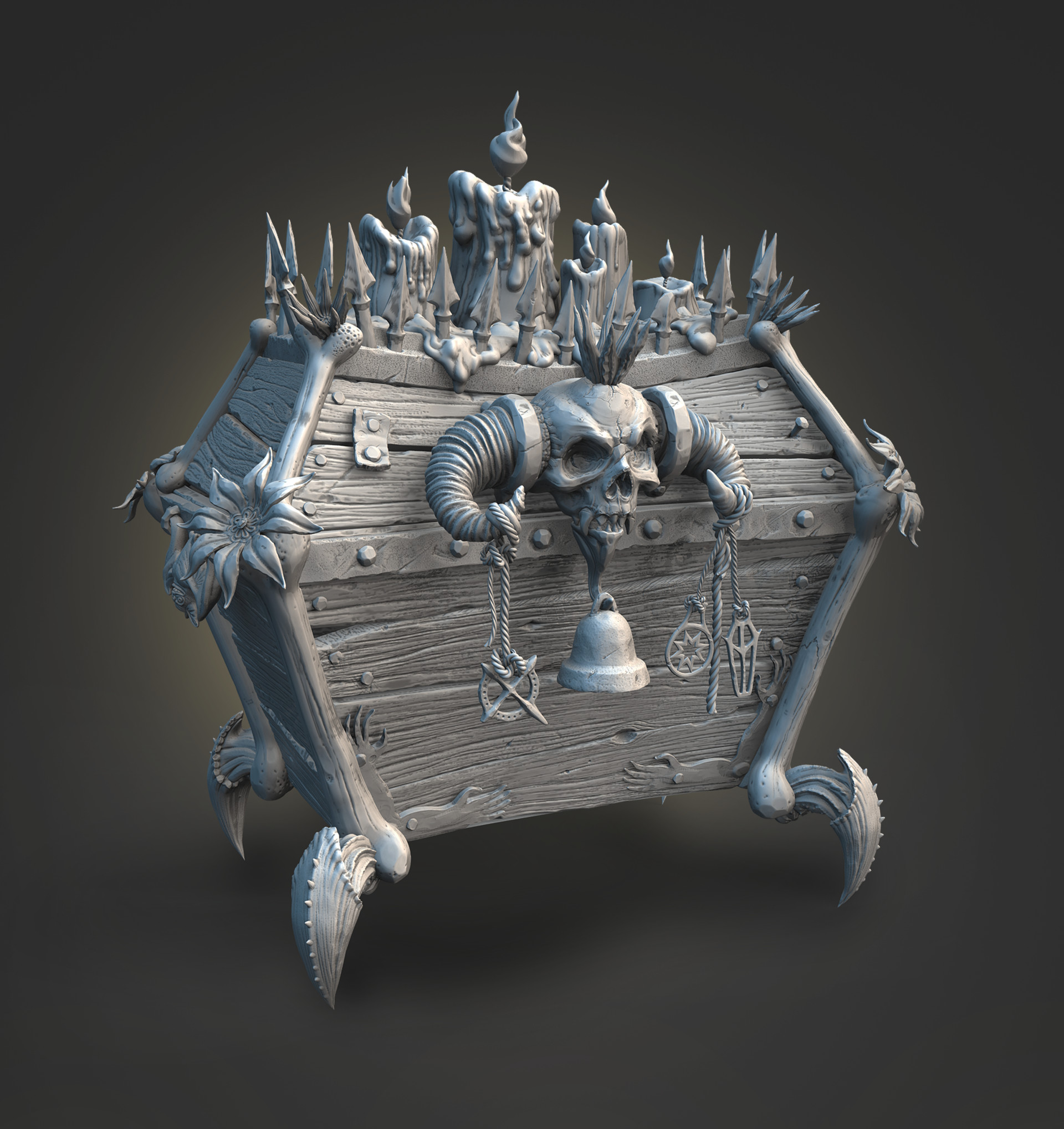 ArtStation - Skull chest