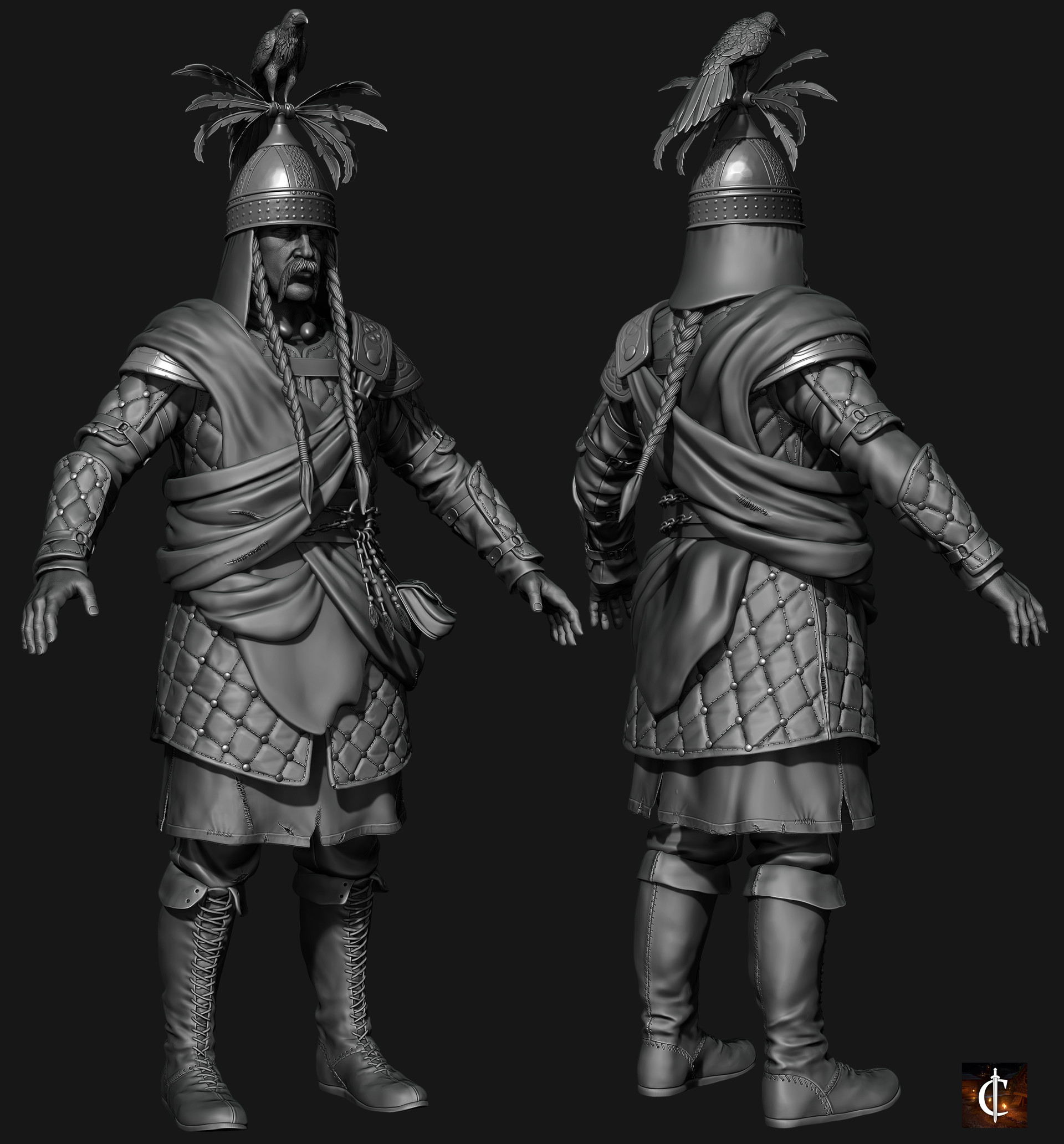 Georgi Georgiev - Briton Warrior High poly