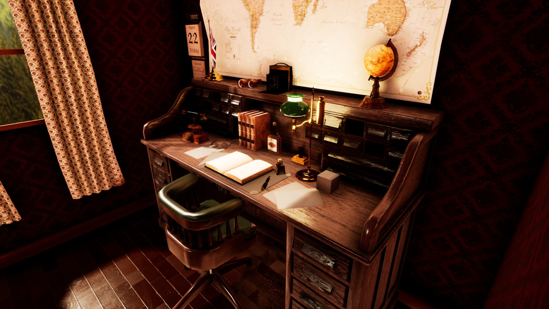 ArtStation - Edwardian-esque Study Room