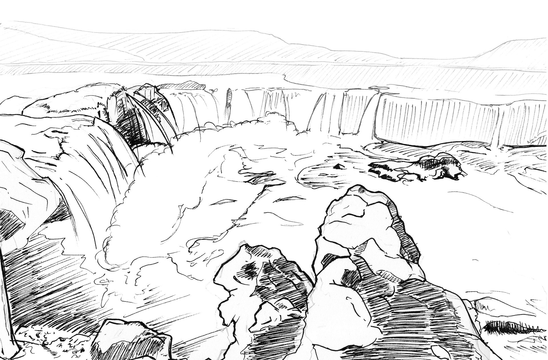 ArtStation - water fall