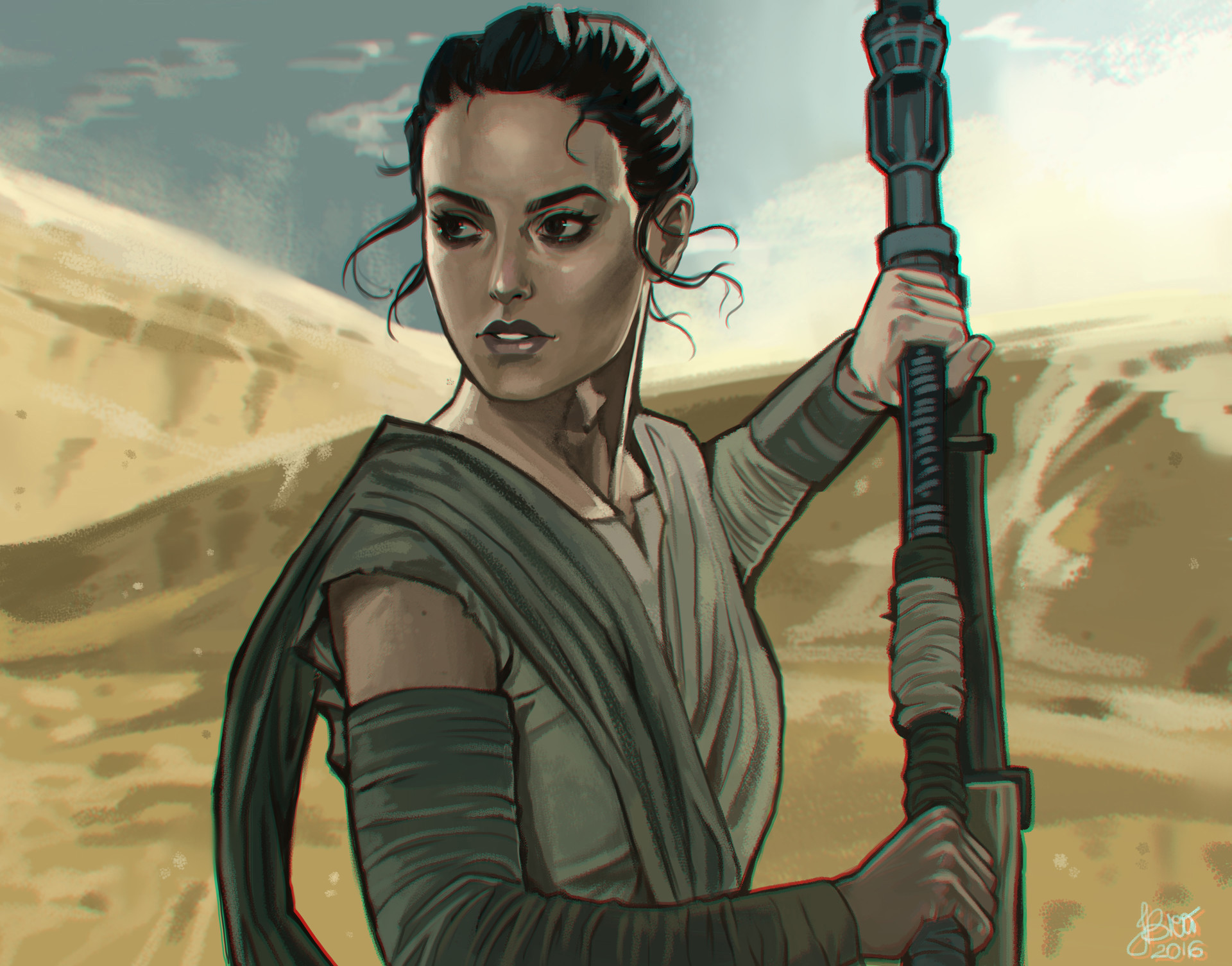 ArtStation - Rey - Star Wars