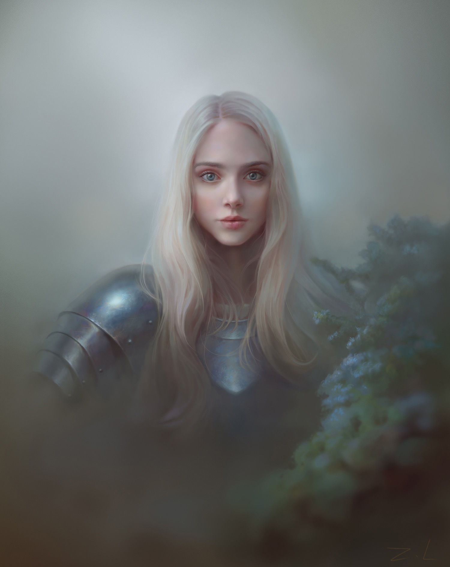 ArtStation - Flower warrior