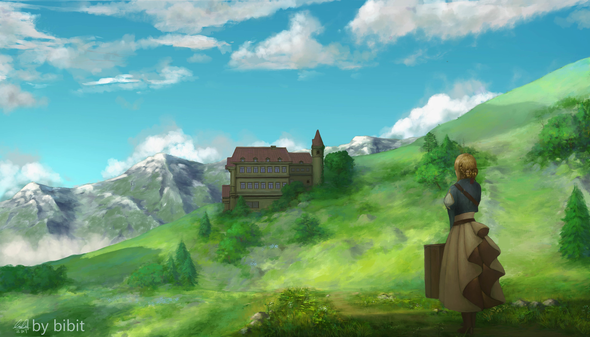 ArtStation - violet evergarden fanart