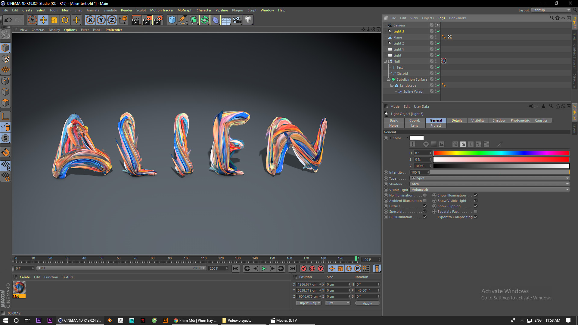ArtStation - C4D Practice (Animation, model)