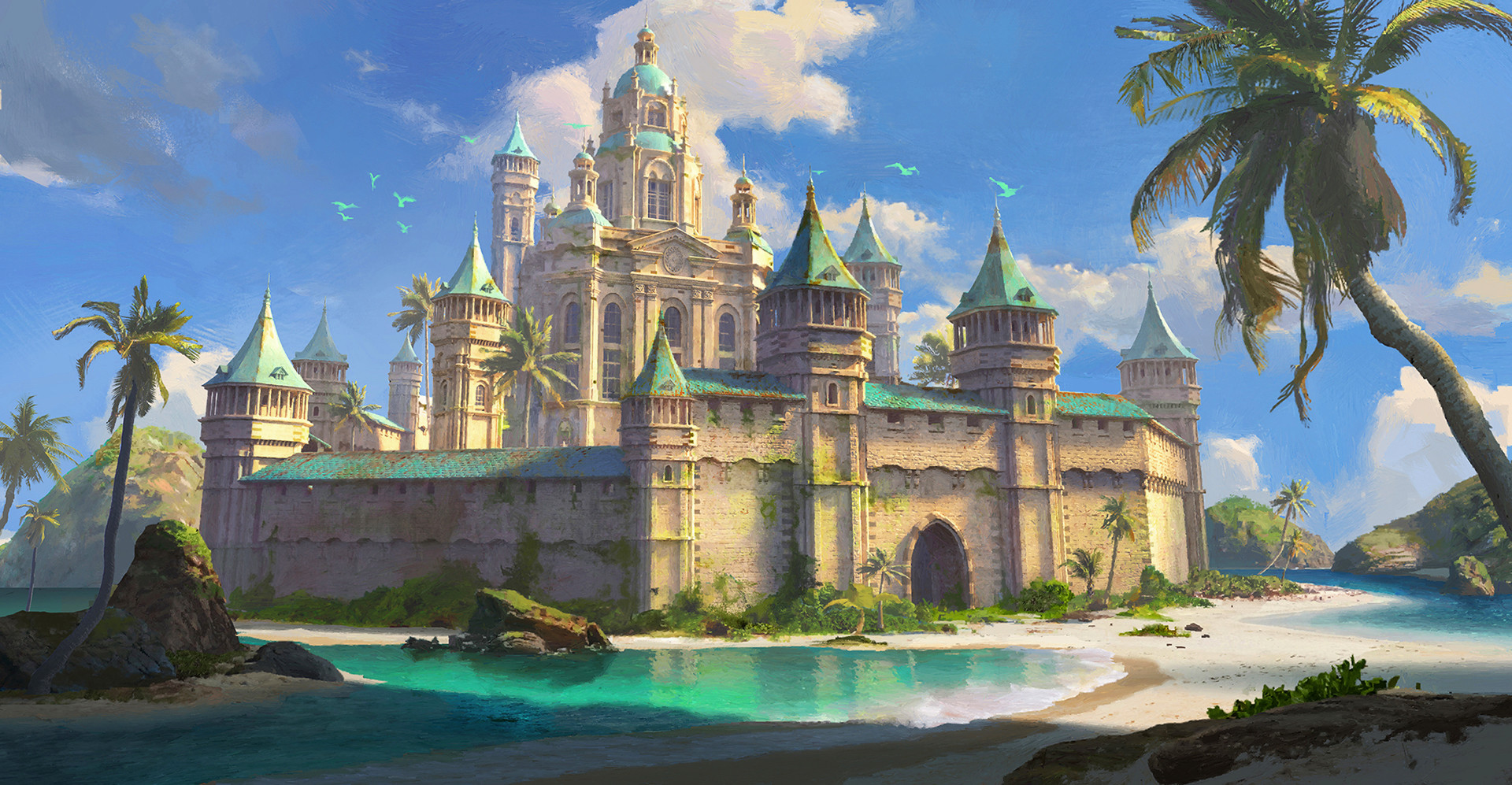 Resort by Daegeon Jang : r/ImaginaryCastles