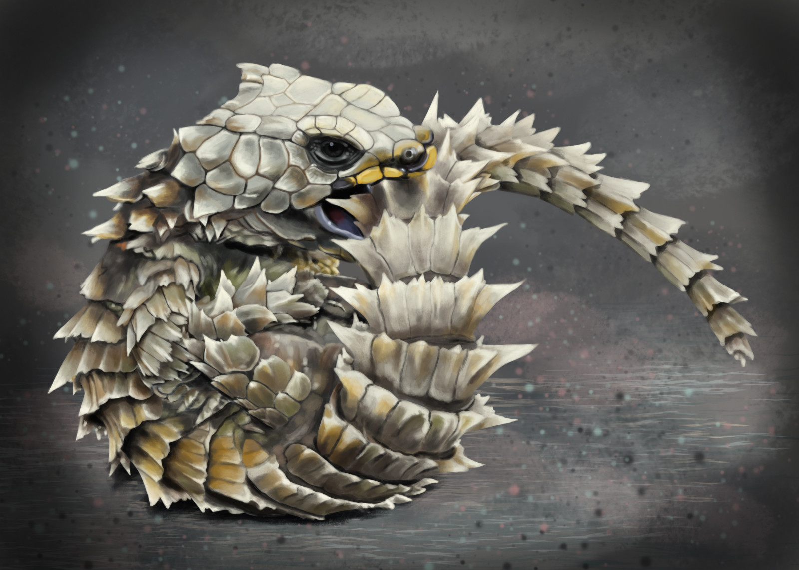ArtStation - Armadillo Lizard study