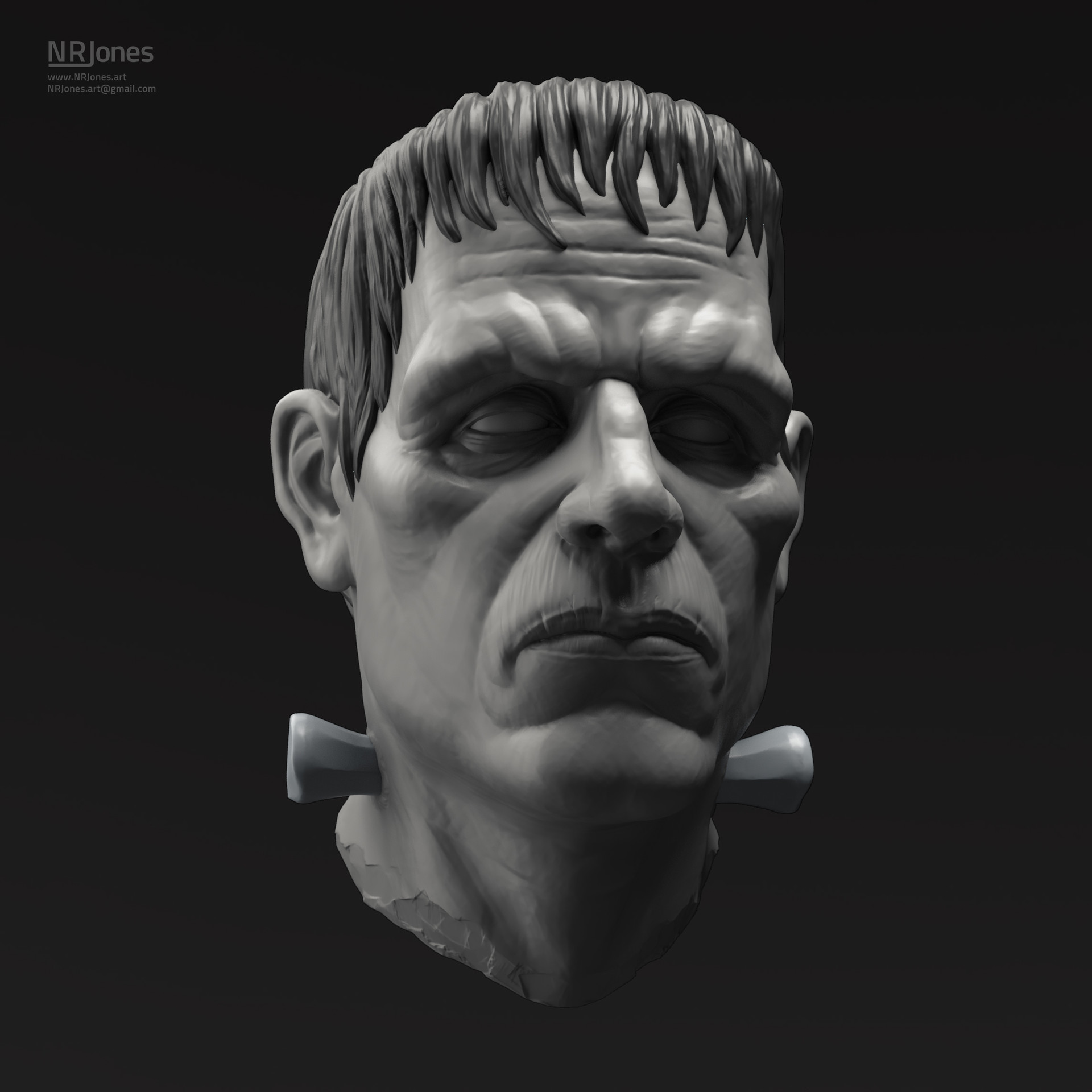 ArtStation - Frankenstein's Monster Sketch
