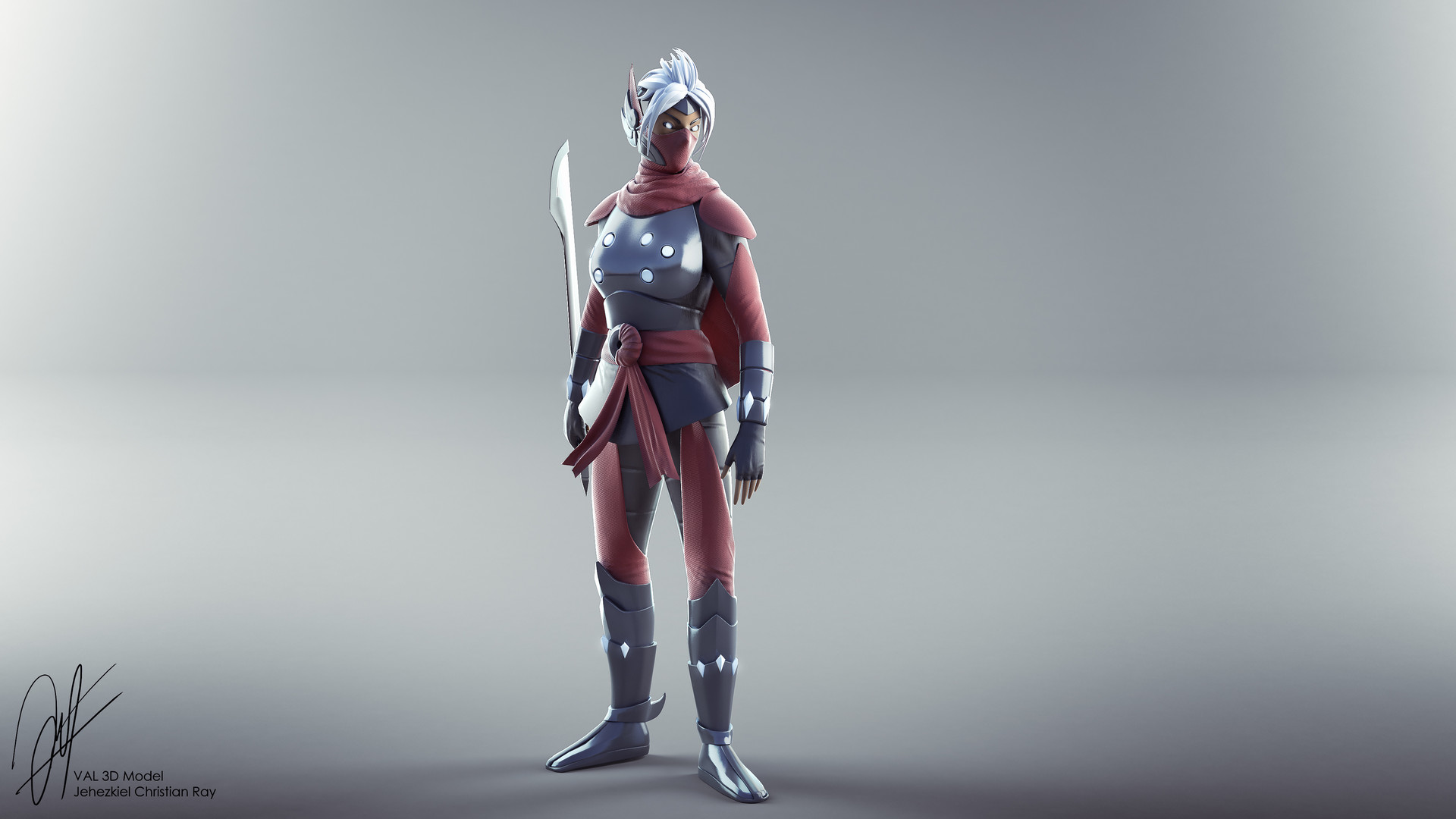 ArtStation - Kunoichi Val from Brawlhalla, Jehezkiel Christian Ray