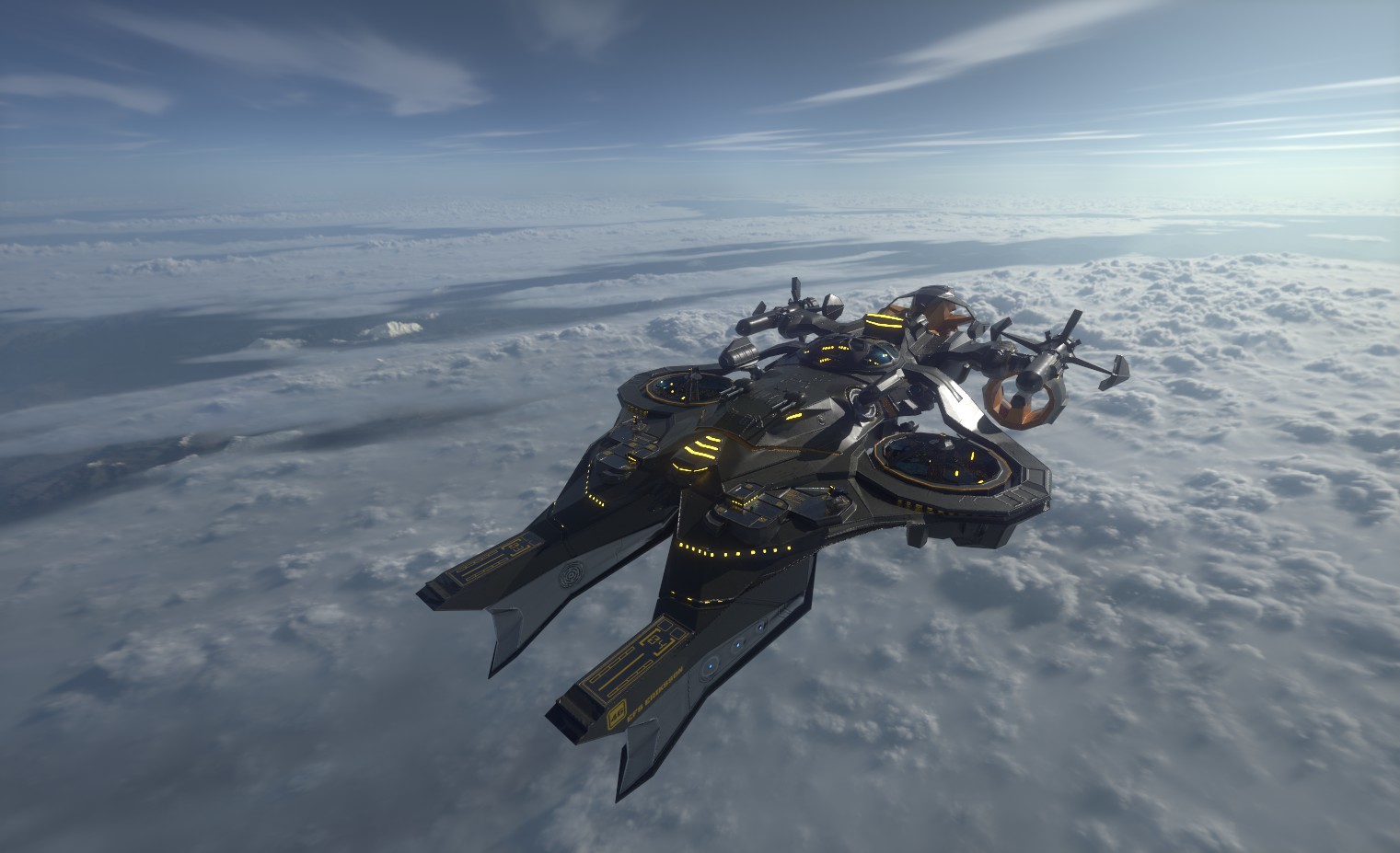 ArtStation - Forward colony ship EFS Eriksson